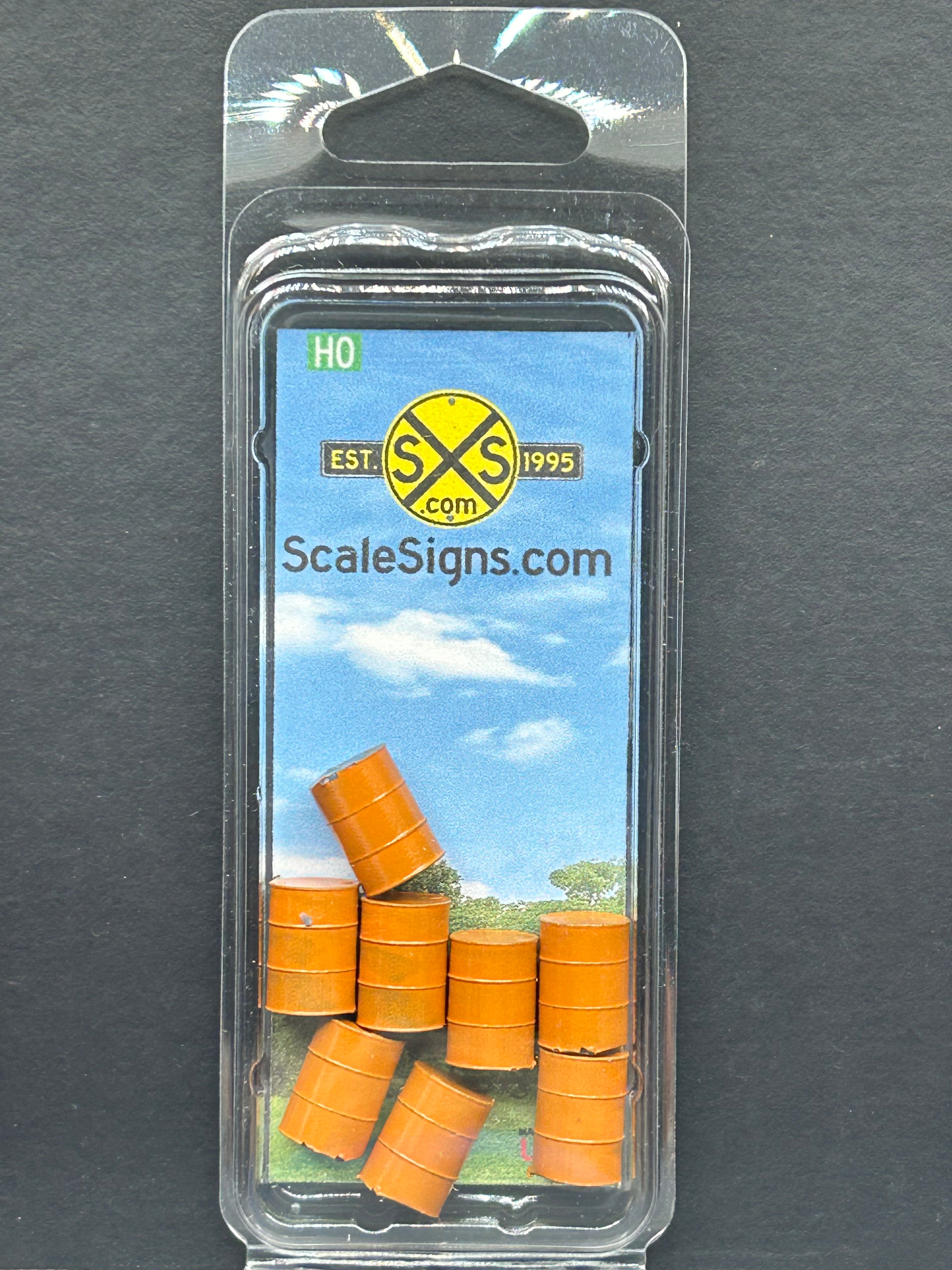 Scale Detailed Model Street and Railroad Signs in 1:87 HO – ScaleSigns.com