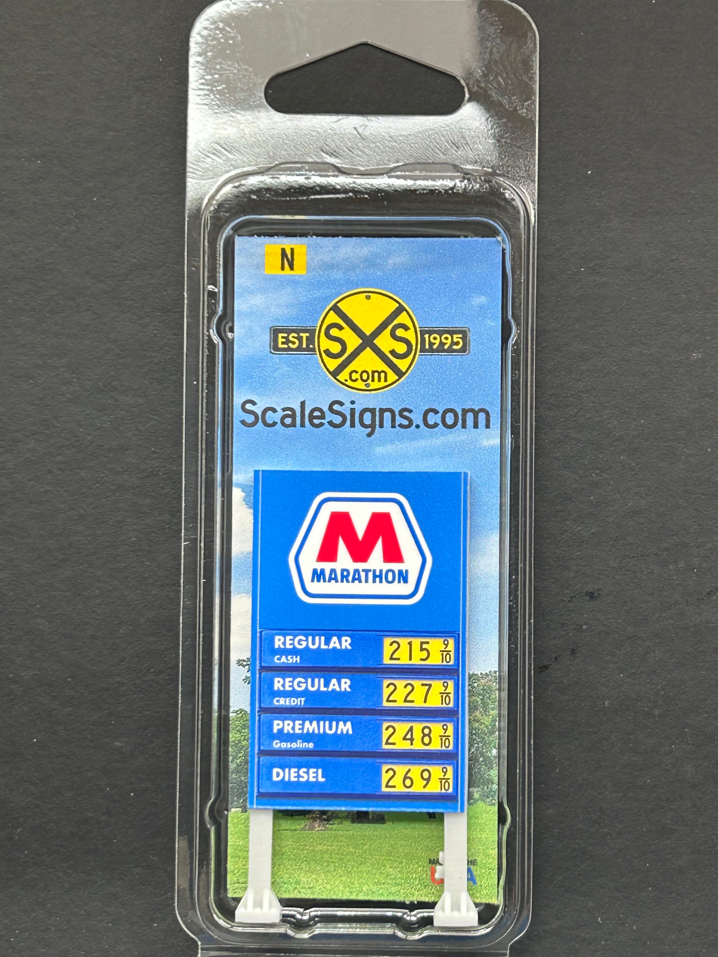 Scale Detailed Model Street and Railroad Signs in 1:160 N Scale ...