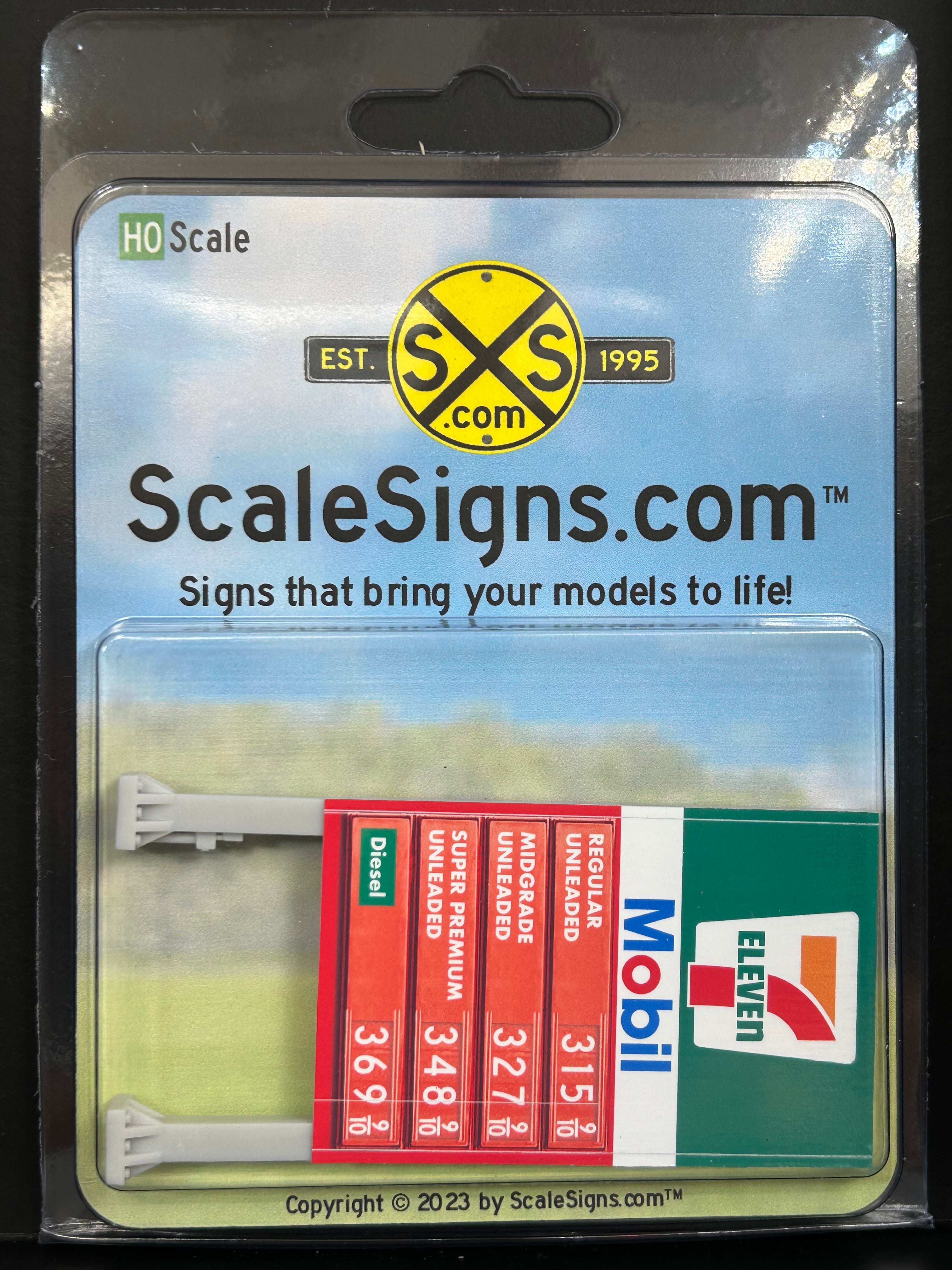Scale Detailed Model Street and Railroad Signs in 1:87 HO Scale ...