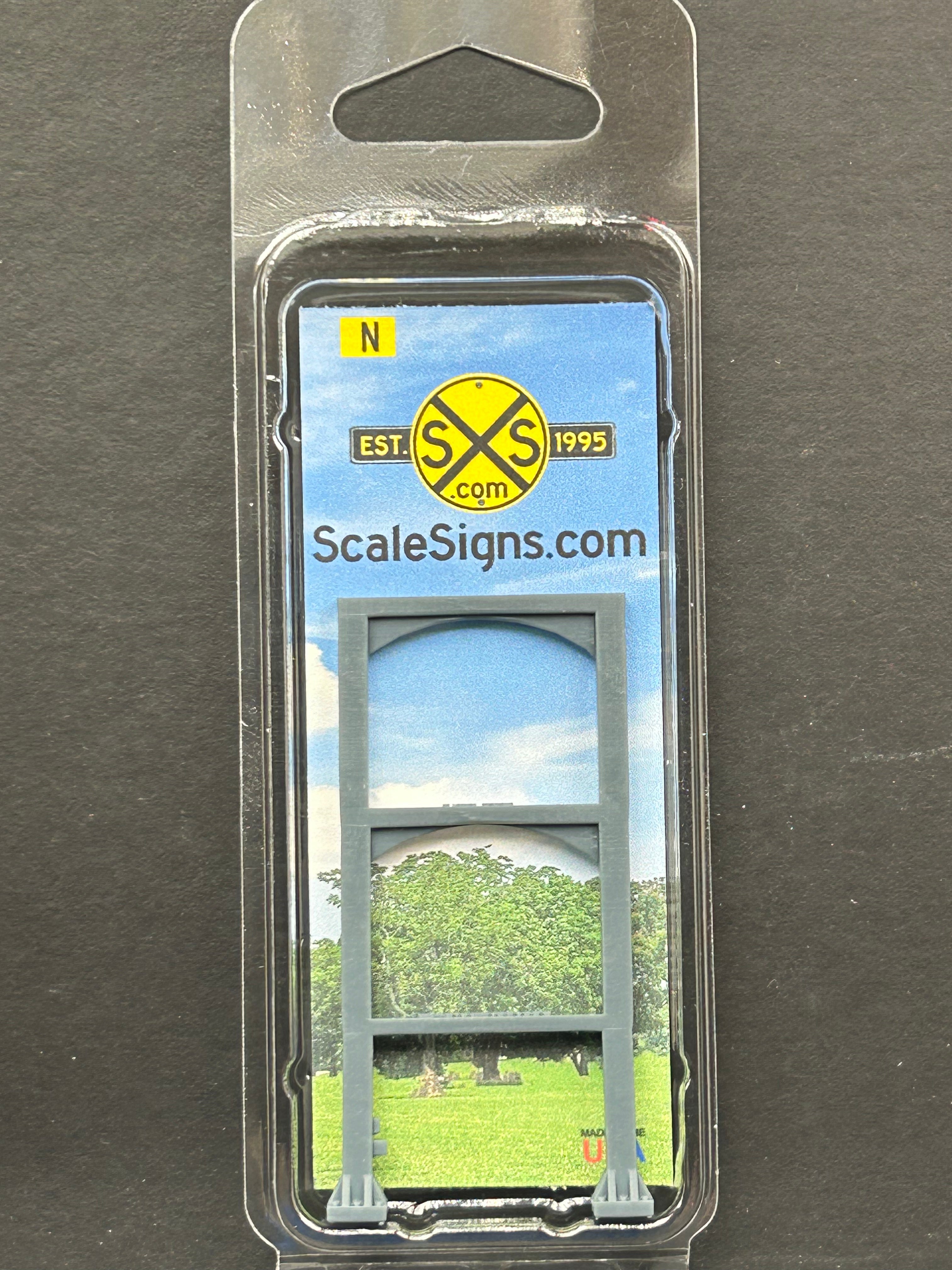 Scale Detailed Model Street and Railroad Signs in 1:160 N Scale ...