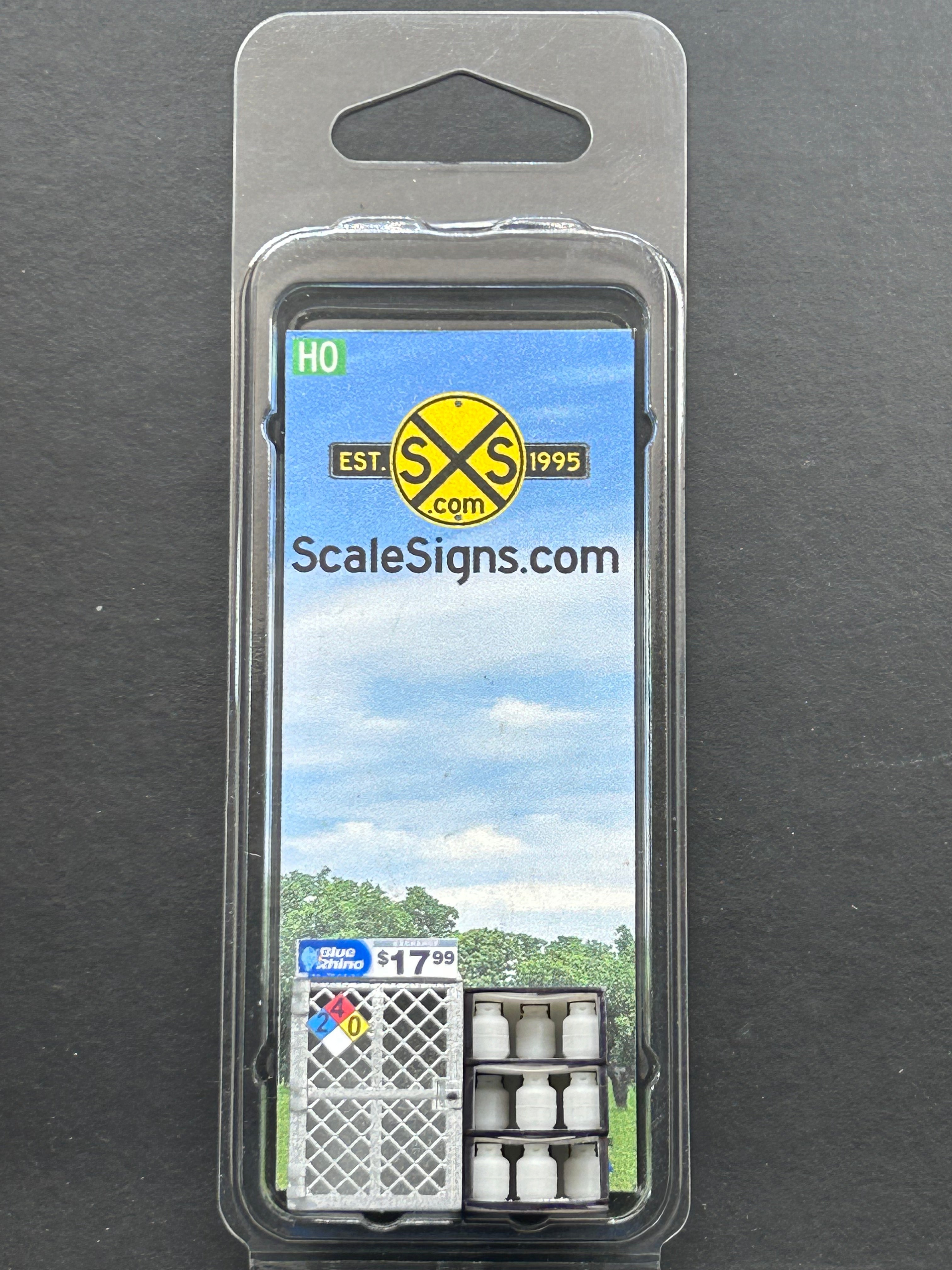 Scale Detailed Model Street and Railroad Signs in 1:87 HO – ScaleSigns.com