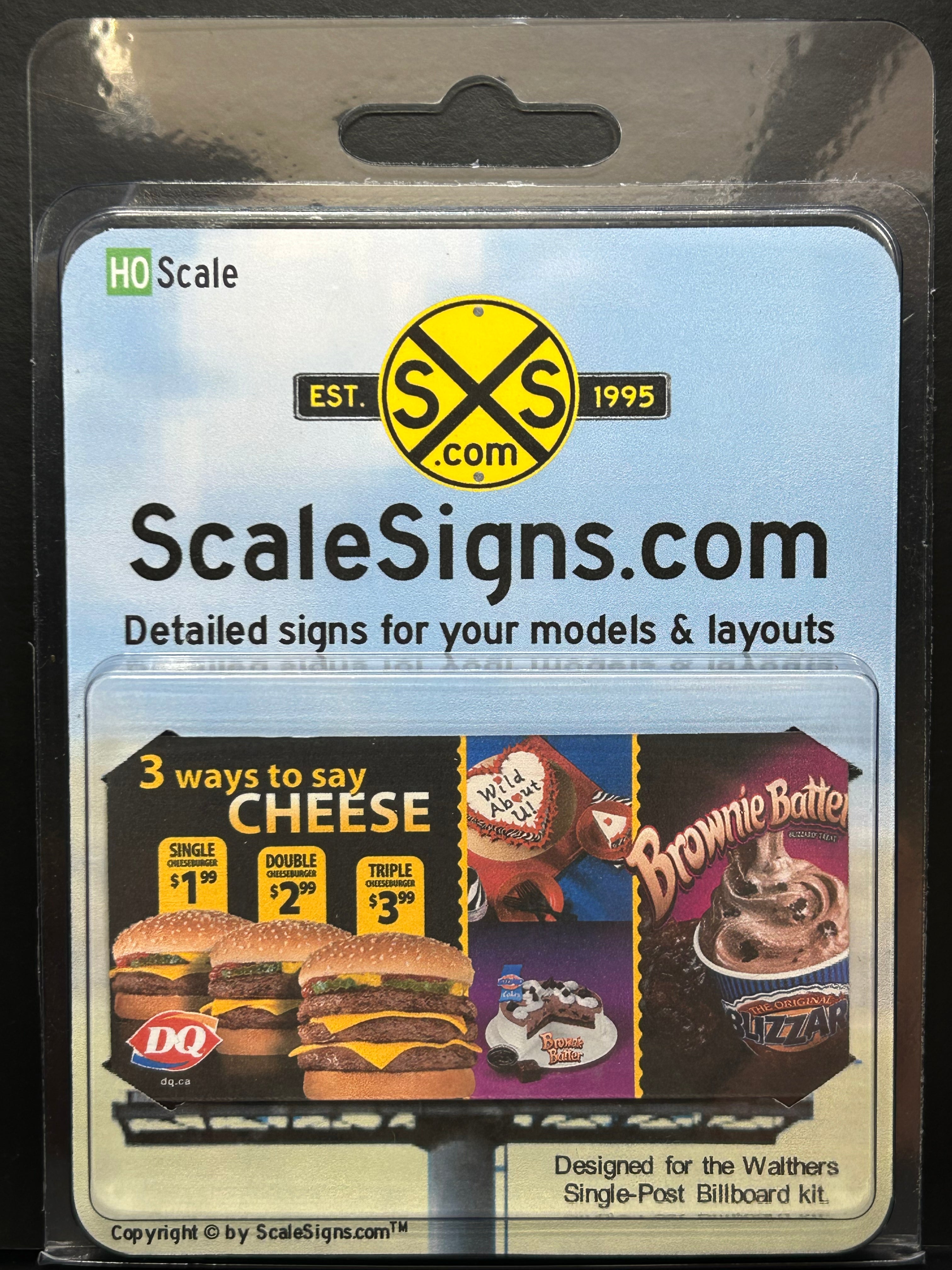 Scale Detailed Model Street and Railroad Signs in 1:87 HO – ScaleSigns.com