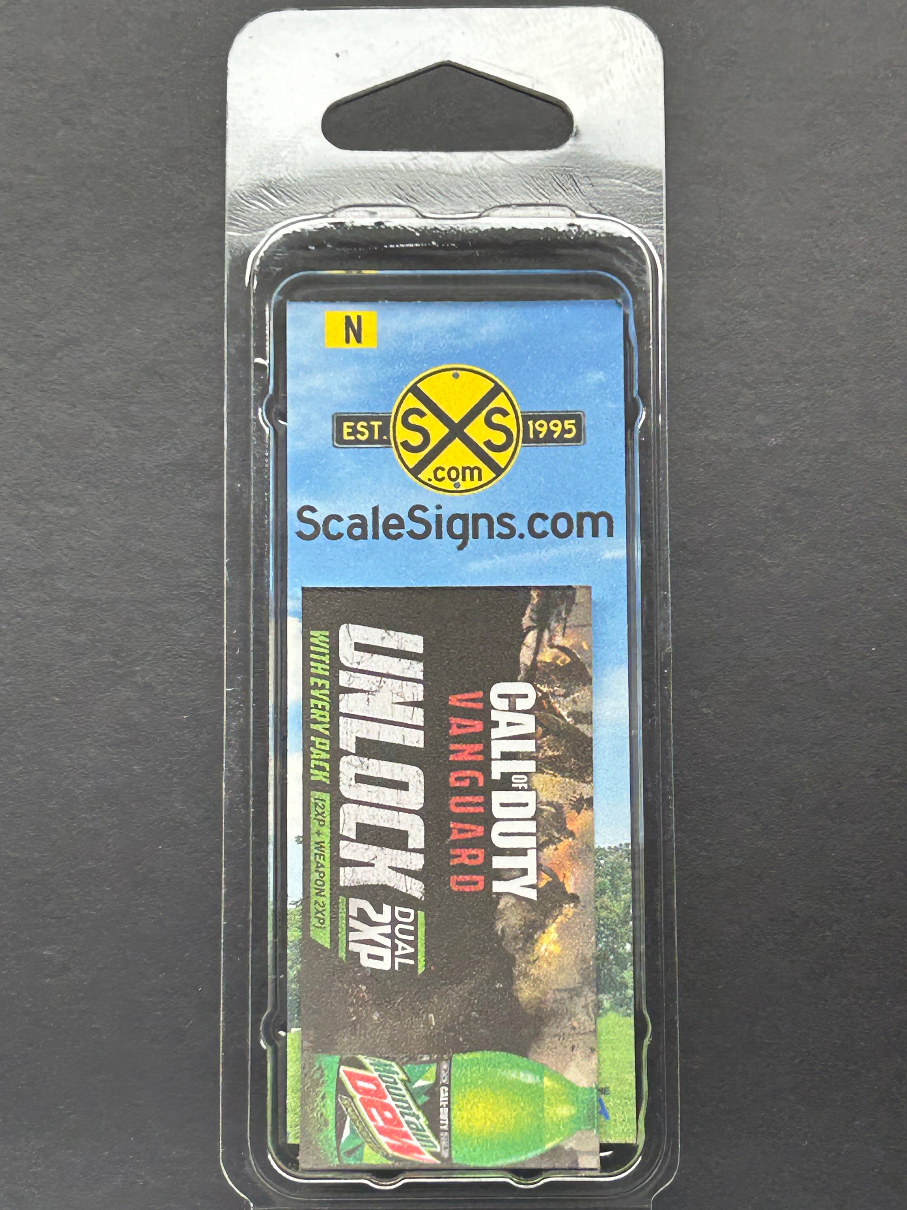 Scale Detailed Model Street and Railroad Signs in 1:87 HO Scale ...