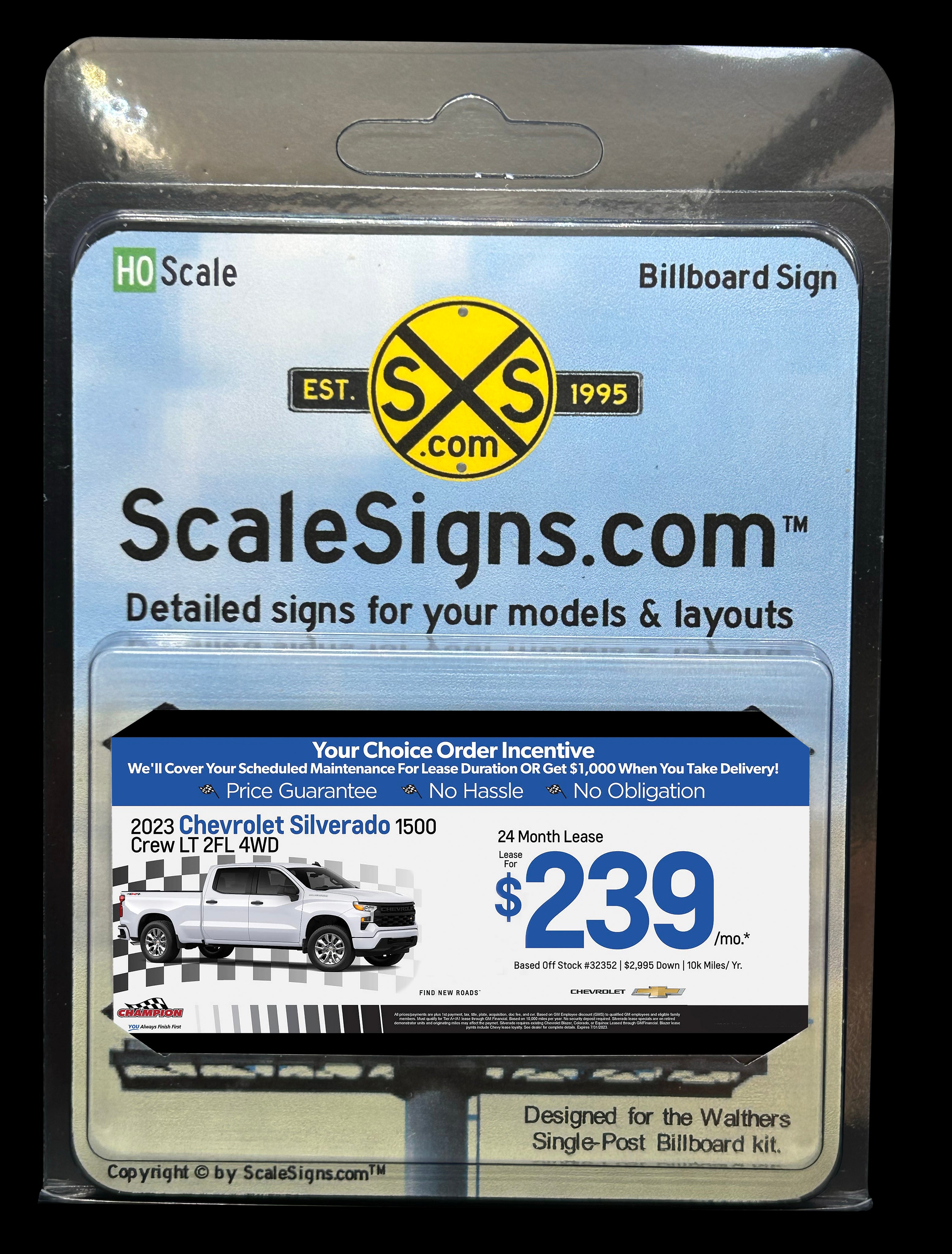 HO - Built Signs – ScaleSigns.com