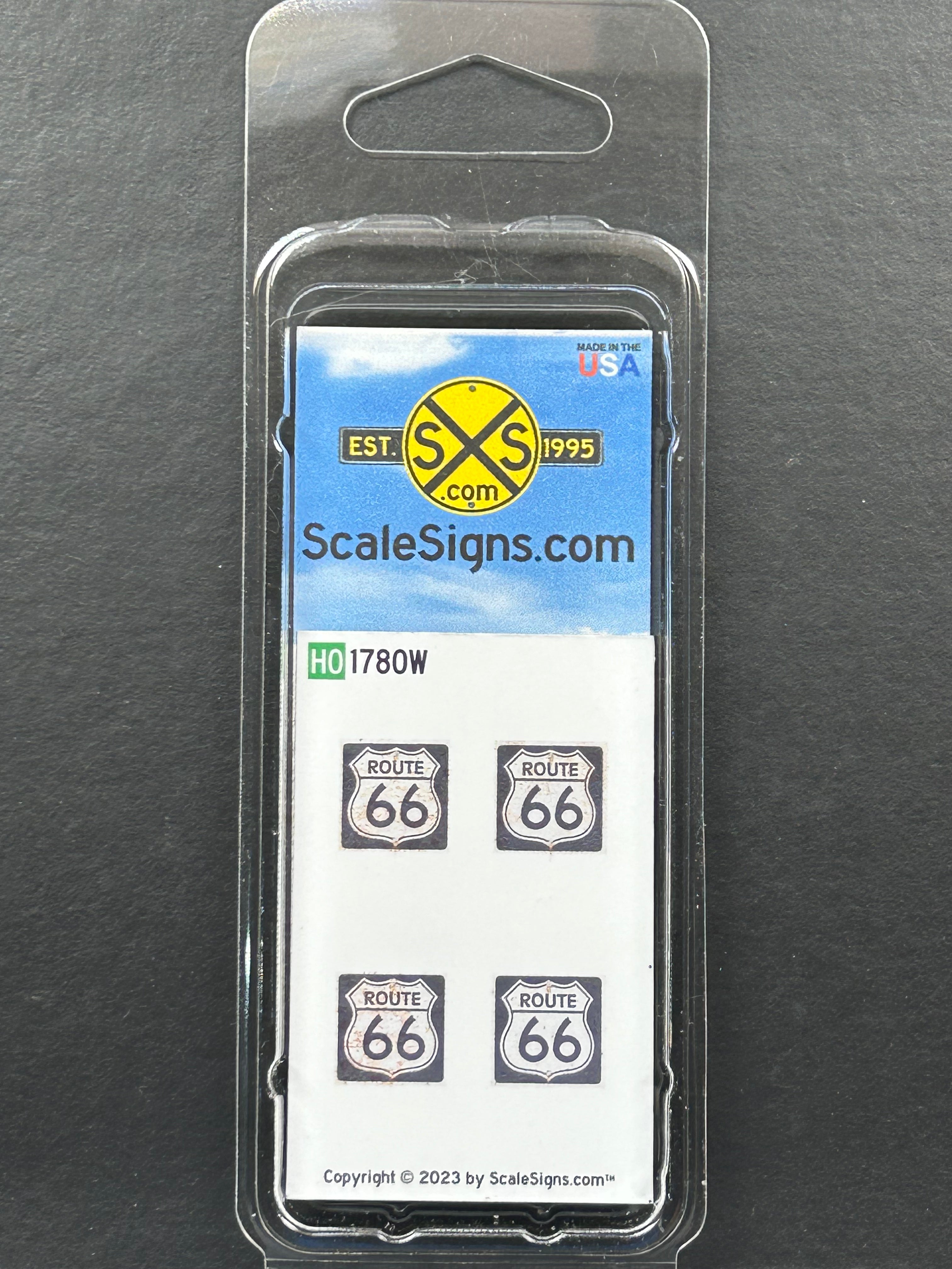 HO-1768 1:87 HO Scale Highway Signs – ScaleSigns.com