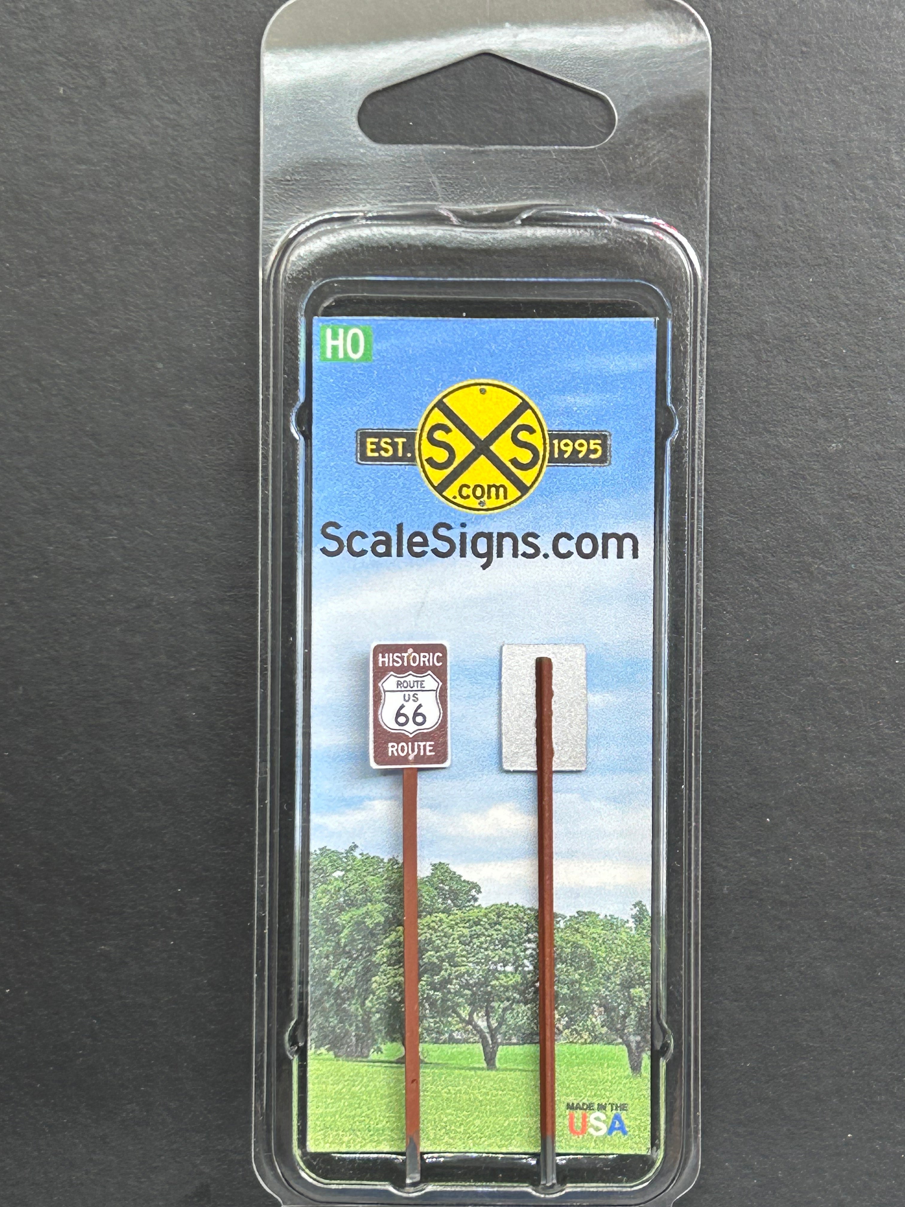 HO-1768 1:87 HO Scale Highway Signs – ScaleSigns.com