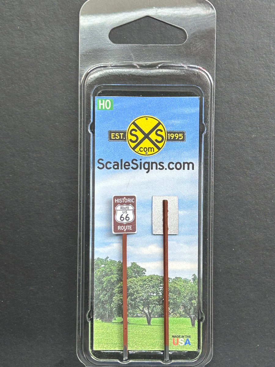 HO-1768 1:87 HO Scale Highway Signs| ScaleSigns.com
