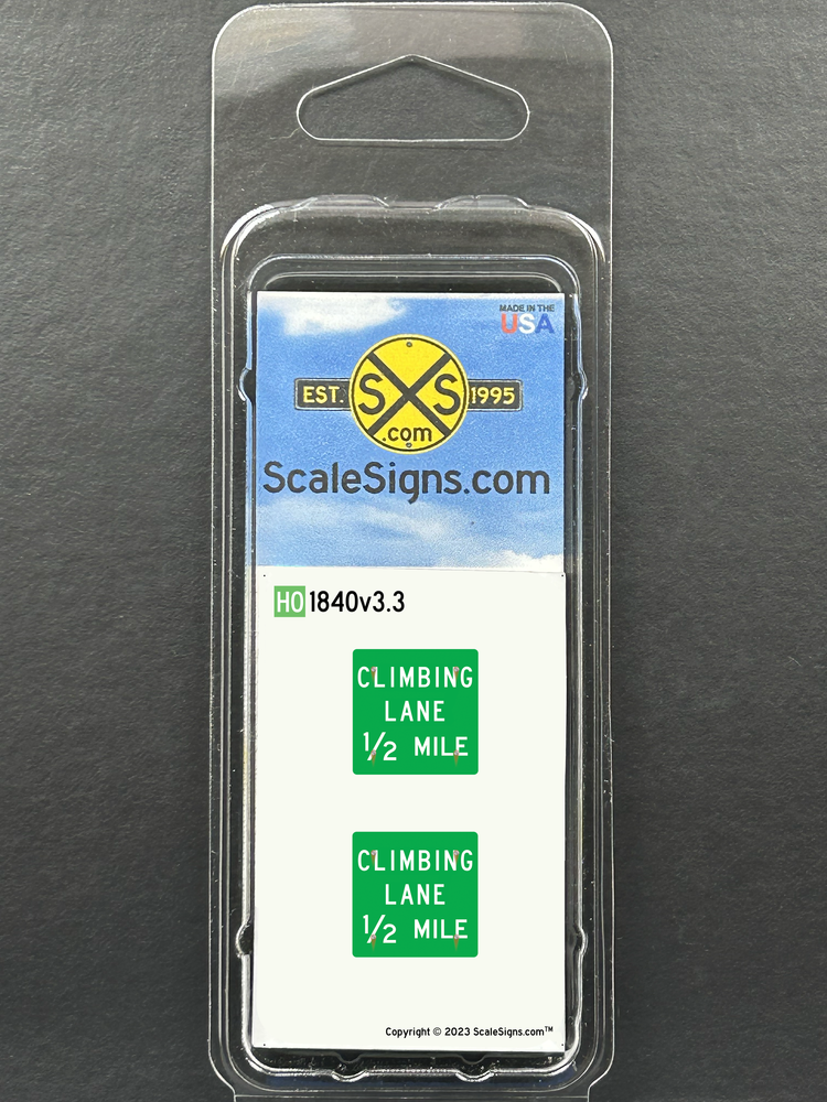 HO - Highway Guide Signs – ScaleSigns.com