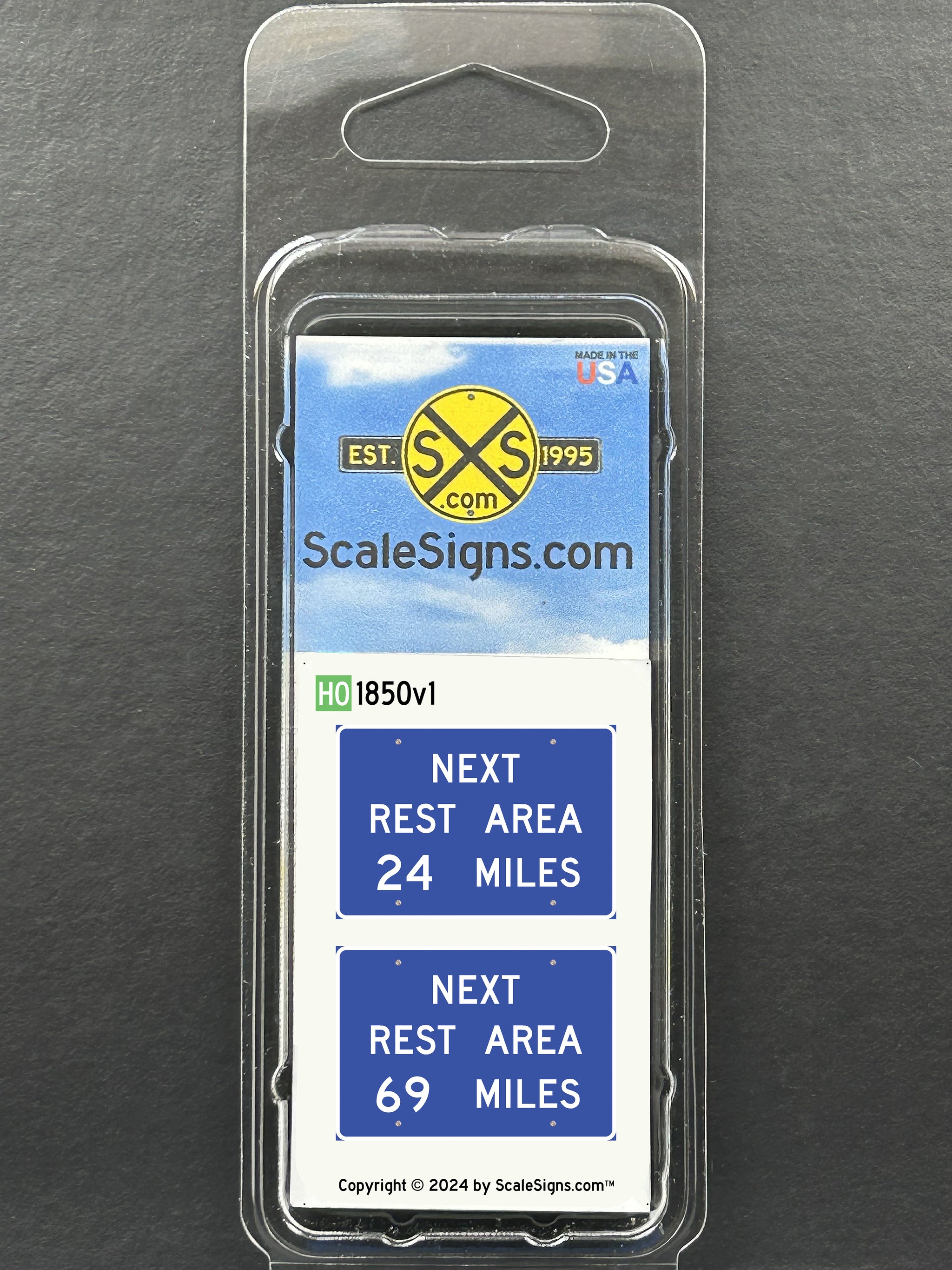 HO - Highway Guide Signs – ScaleSigns.com