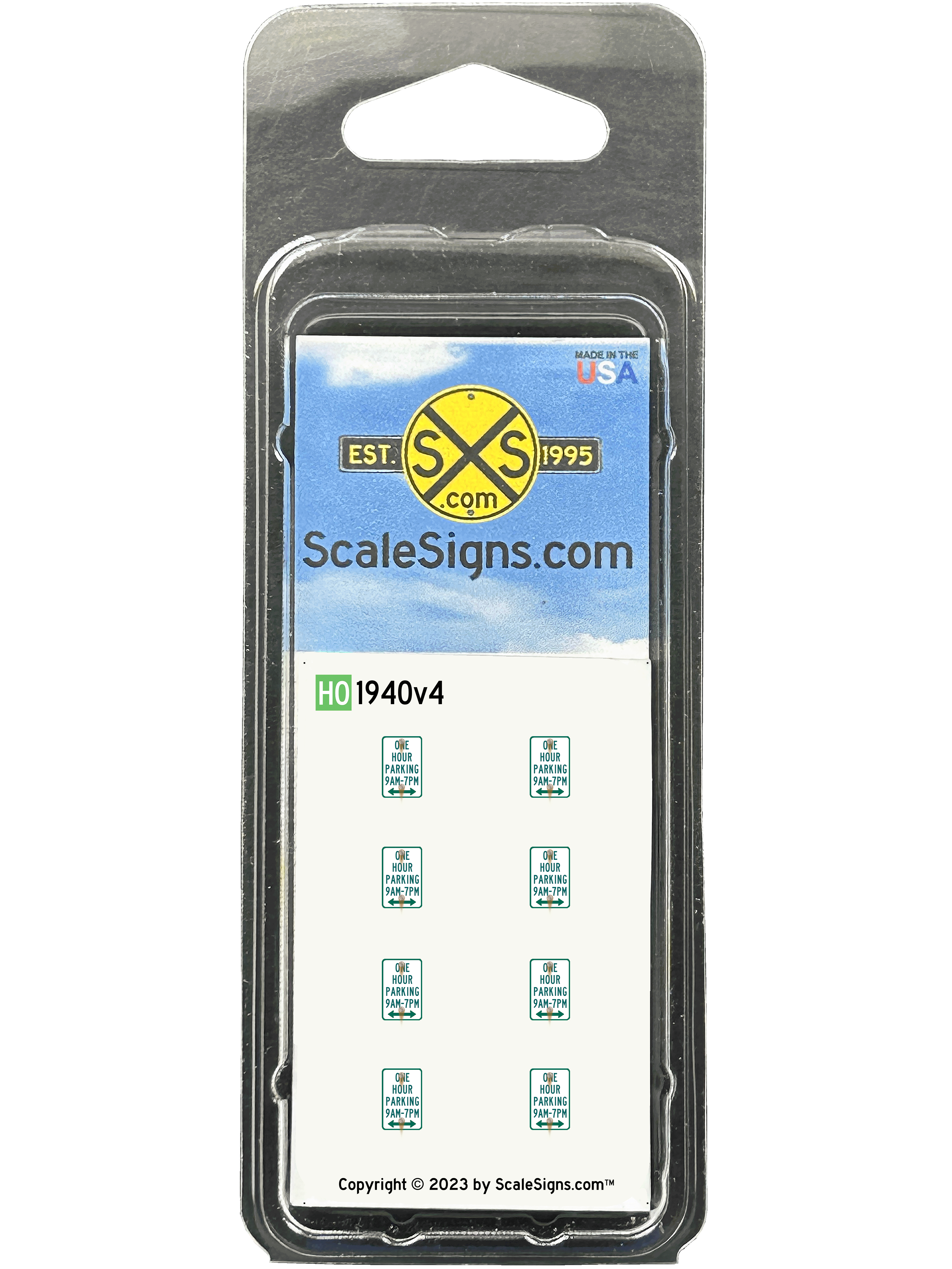 Scale Detailed Model Street and Railroad Signs in 1:87 HO Scale ...