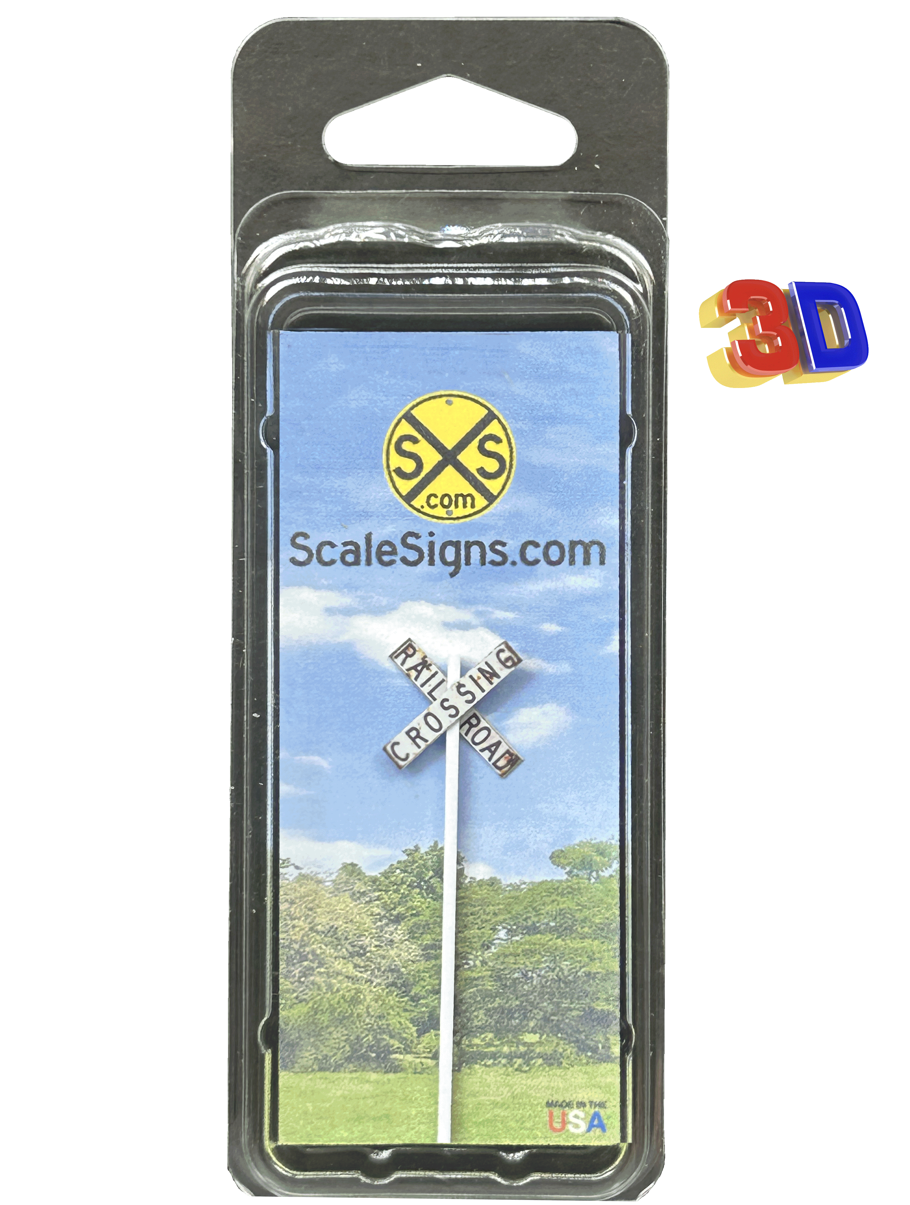 Scale Detailed Model Street and Railroad Signs in 1:87 HO – ScaleSigns.com