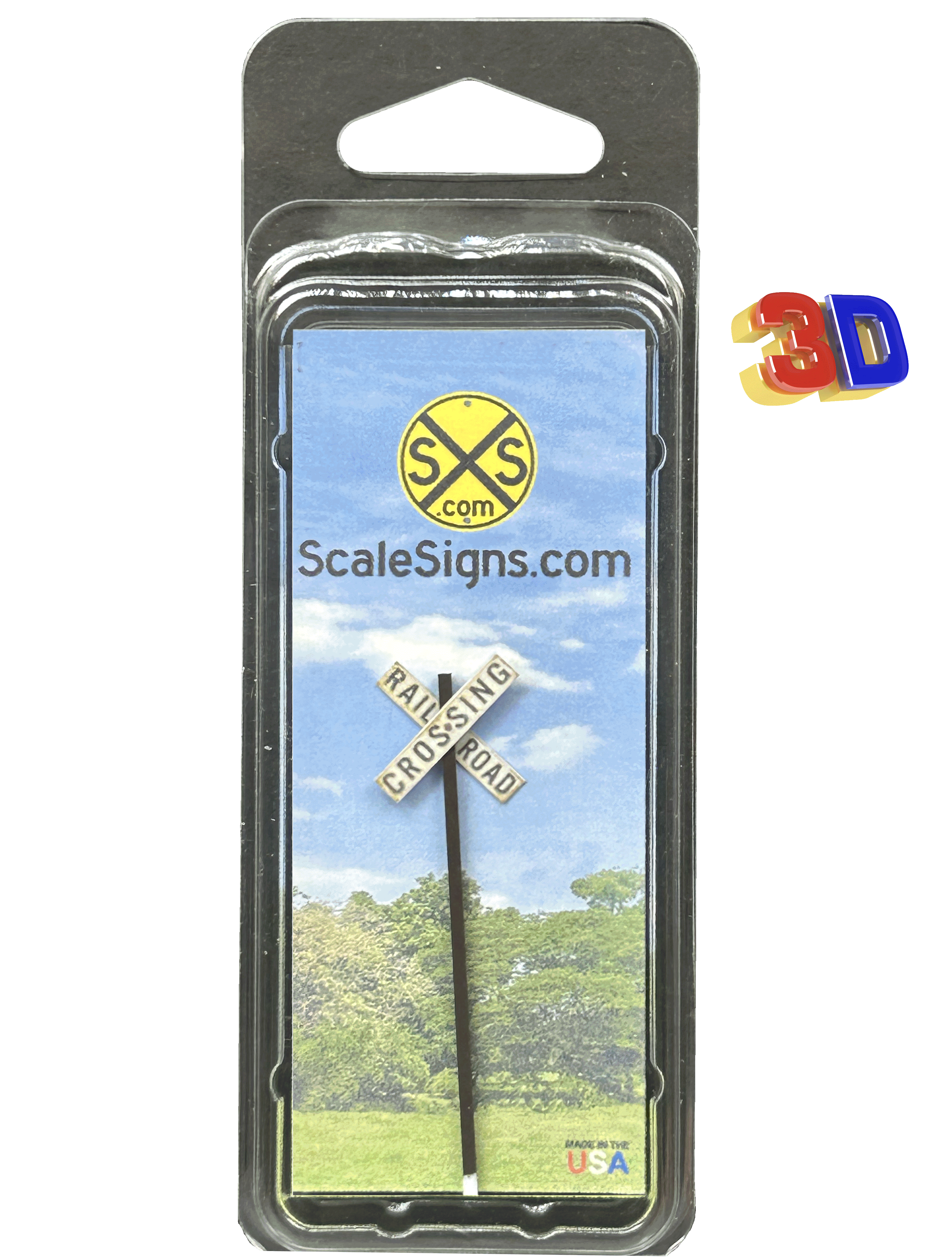 Scale Detailed Model Street and Railroad Signs in 1:87 HO – ScaleSigns.com