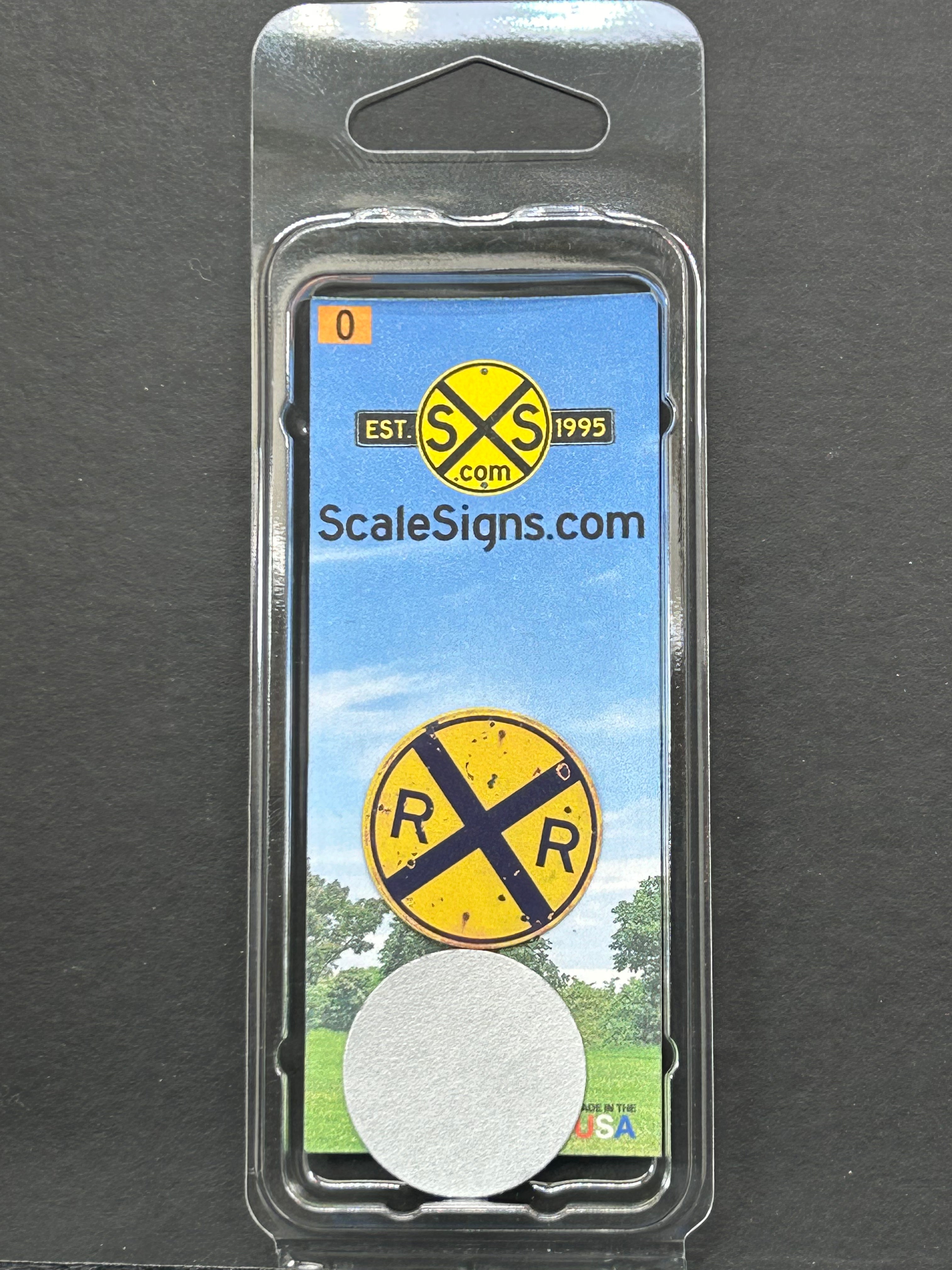 Scale Detailed Model Street and Railroad Signs in 1:48 O Scale ...