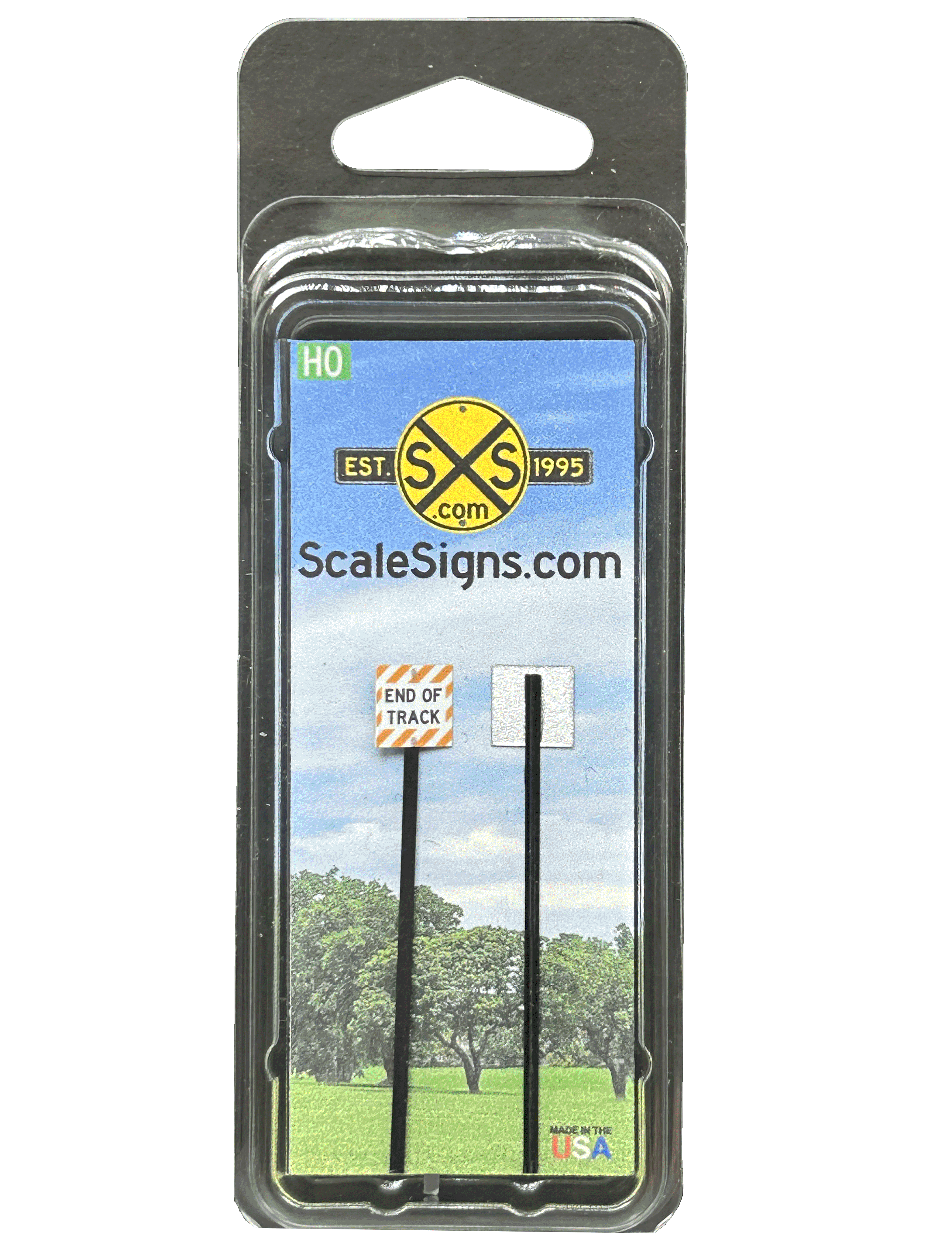 Scale Detailed Model Street and Railroad Signs in 1:87 HO – ScaleSigns.com