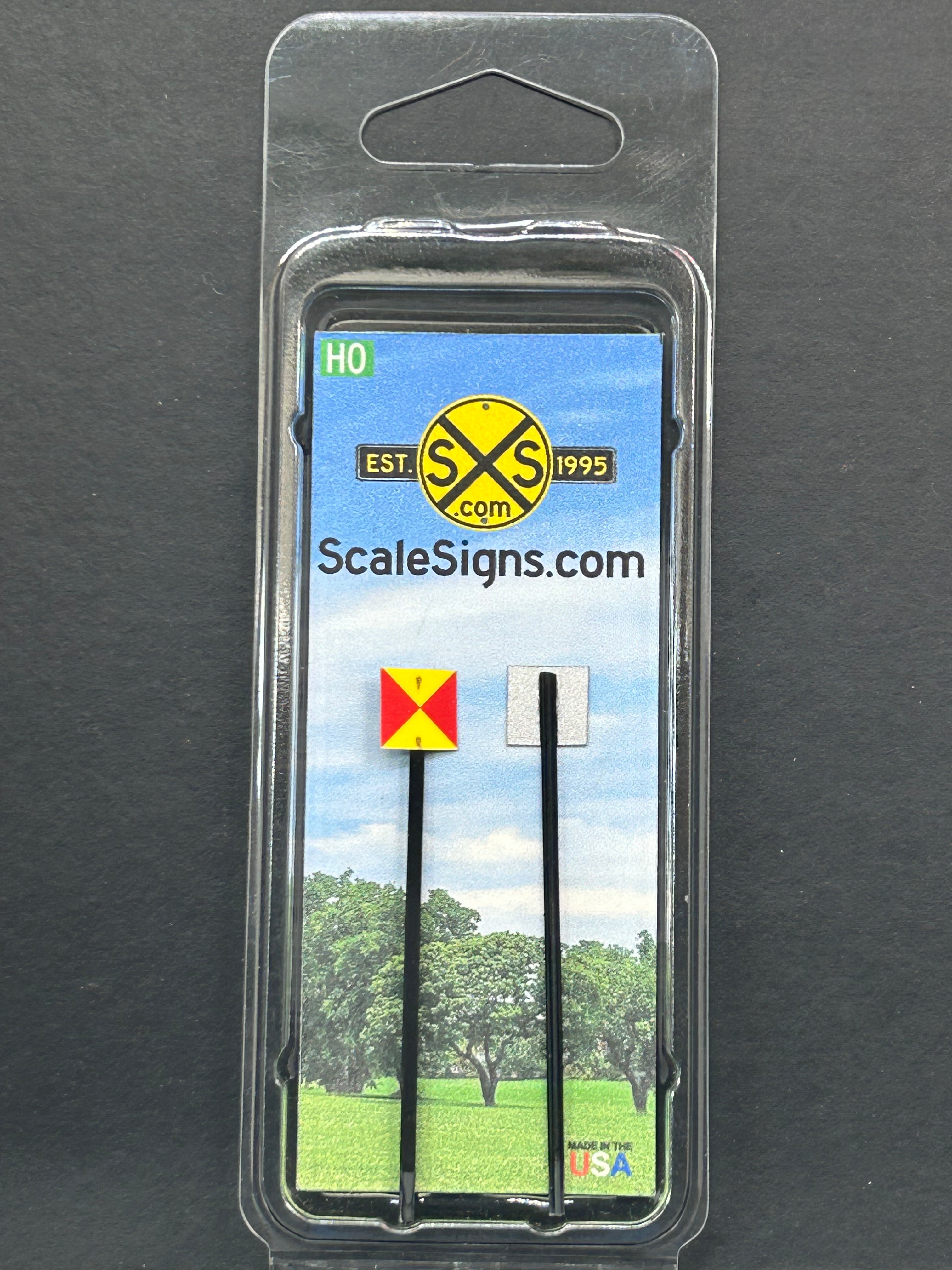 Scale Detailed Model Street and Railroad Signs in 1:87 HO Scale ...