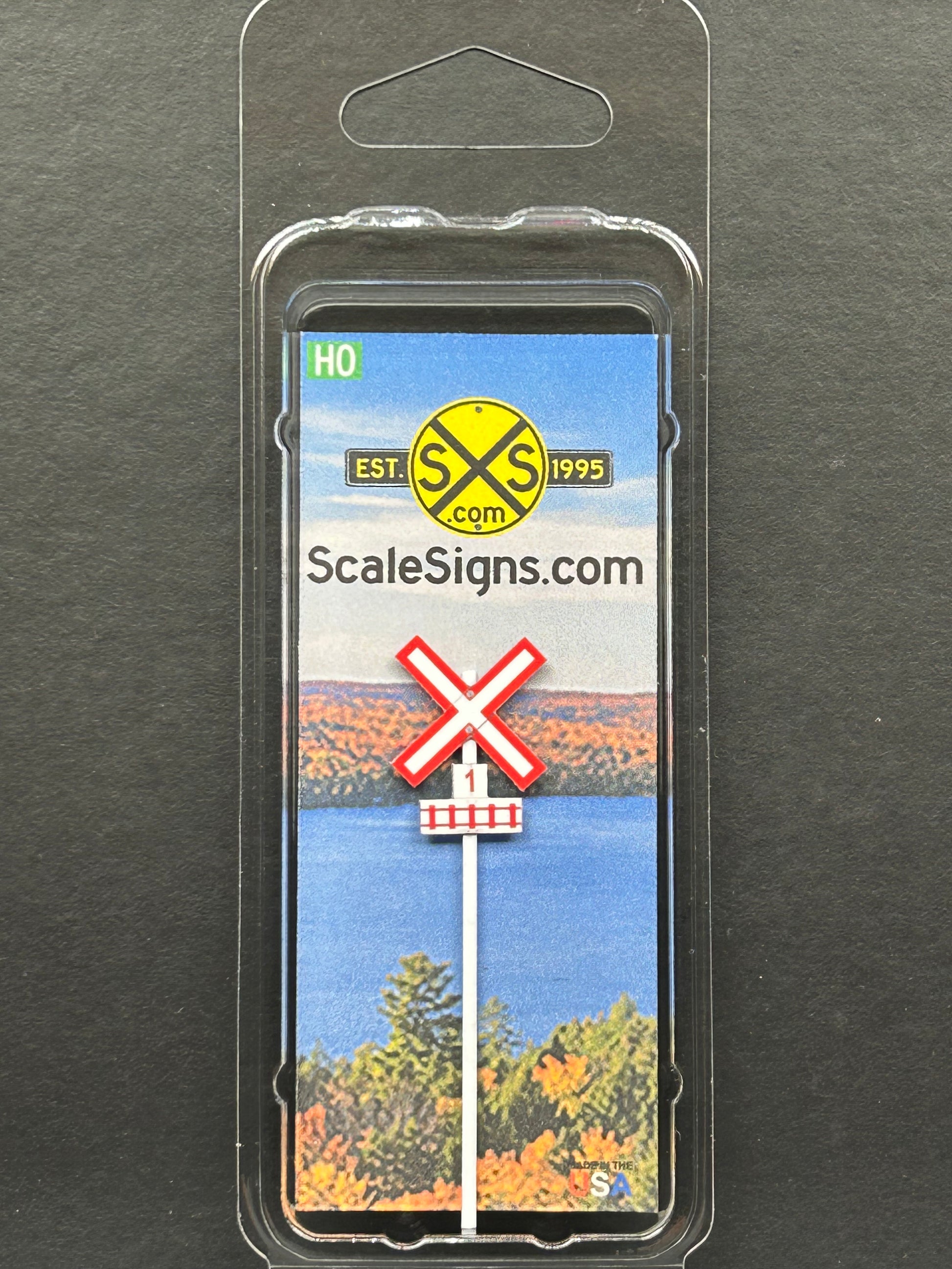 Scale Detailed Model Street and Railroad Signs in 1:87 HO – ScaleSigns.com