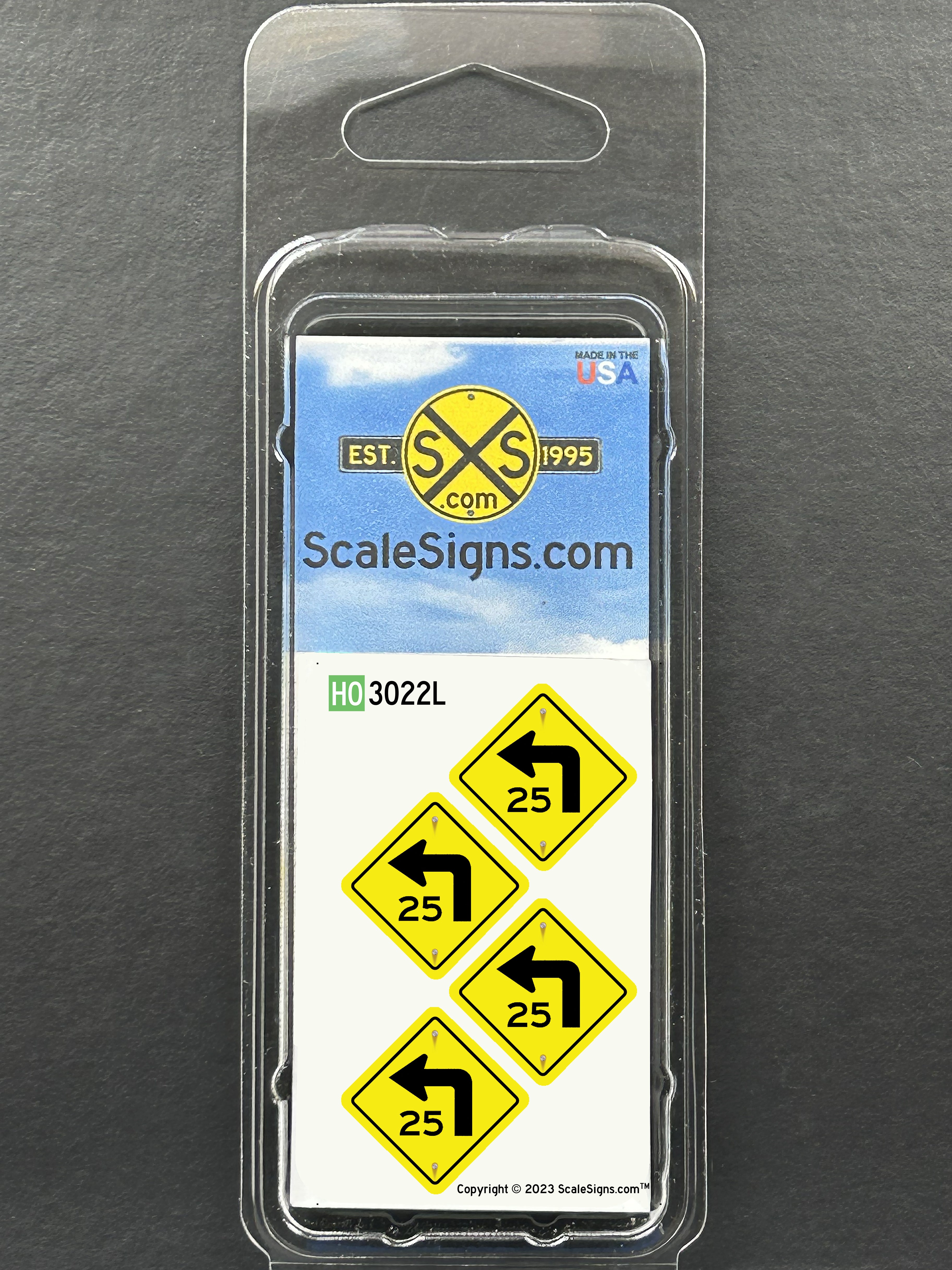 1:87 HO Scale model signs. – ScaleSigns.com