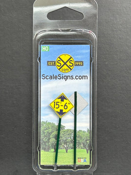 HO - General Warning| ScaleSigns.com