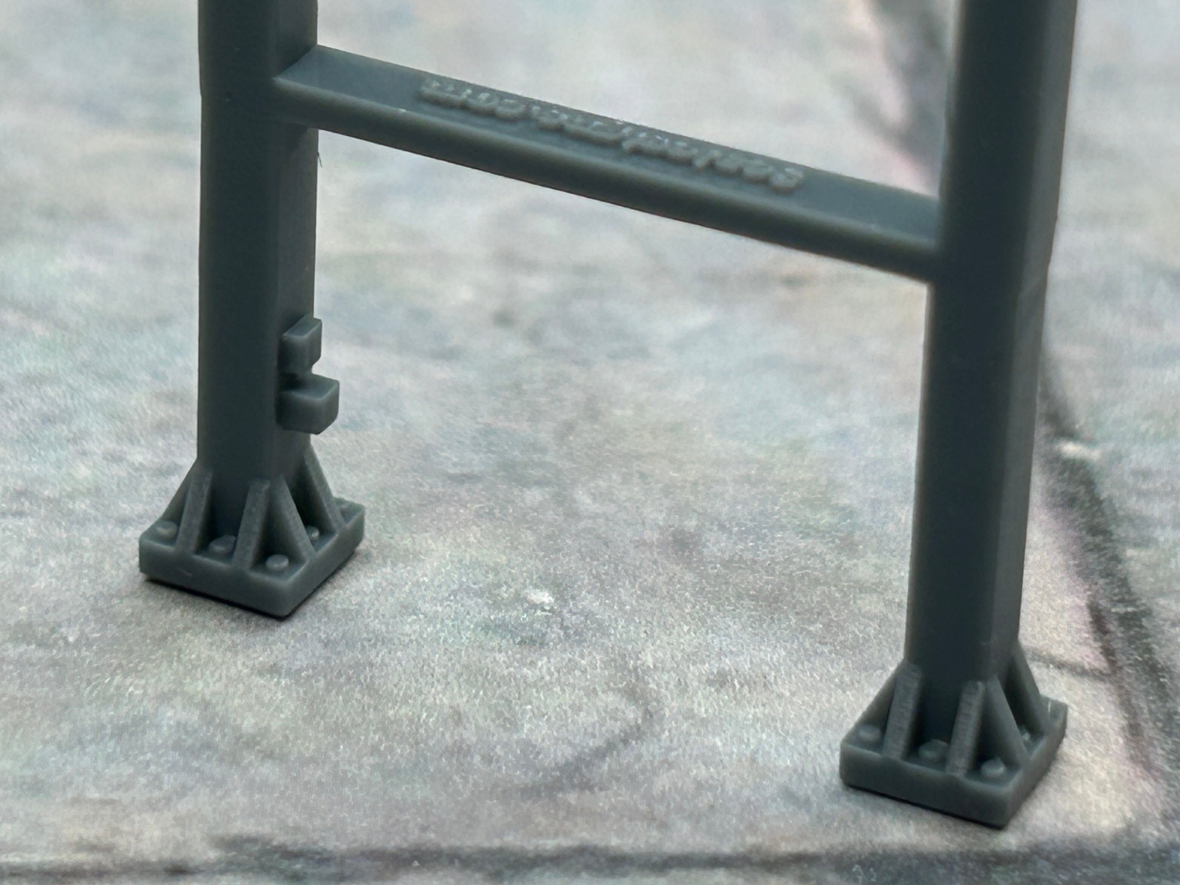 Scale Detailed Model Street and Railroad Signs in 1:160 N Scale ...