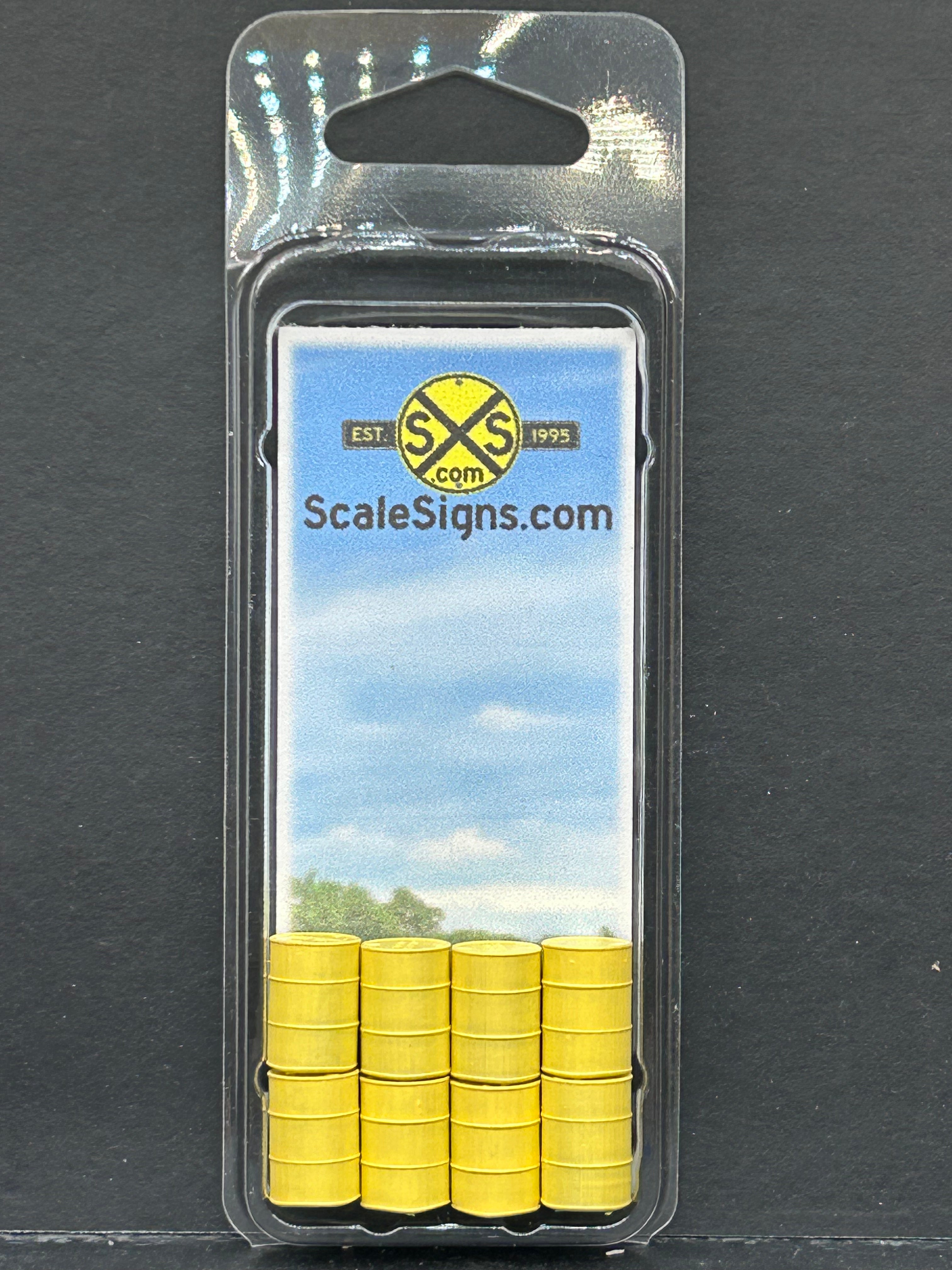 Scale Detailed Model Street and Railroad Signs in 1:87 HO – ScaleSigns.com