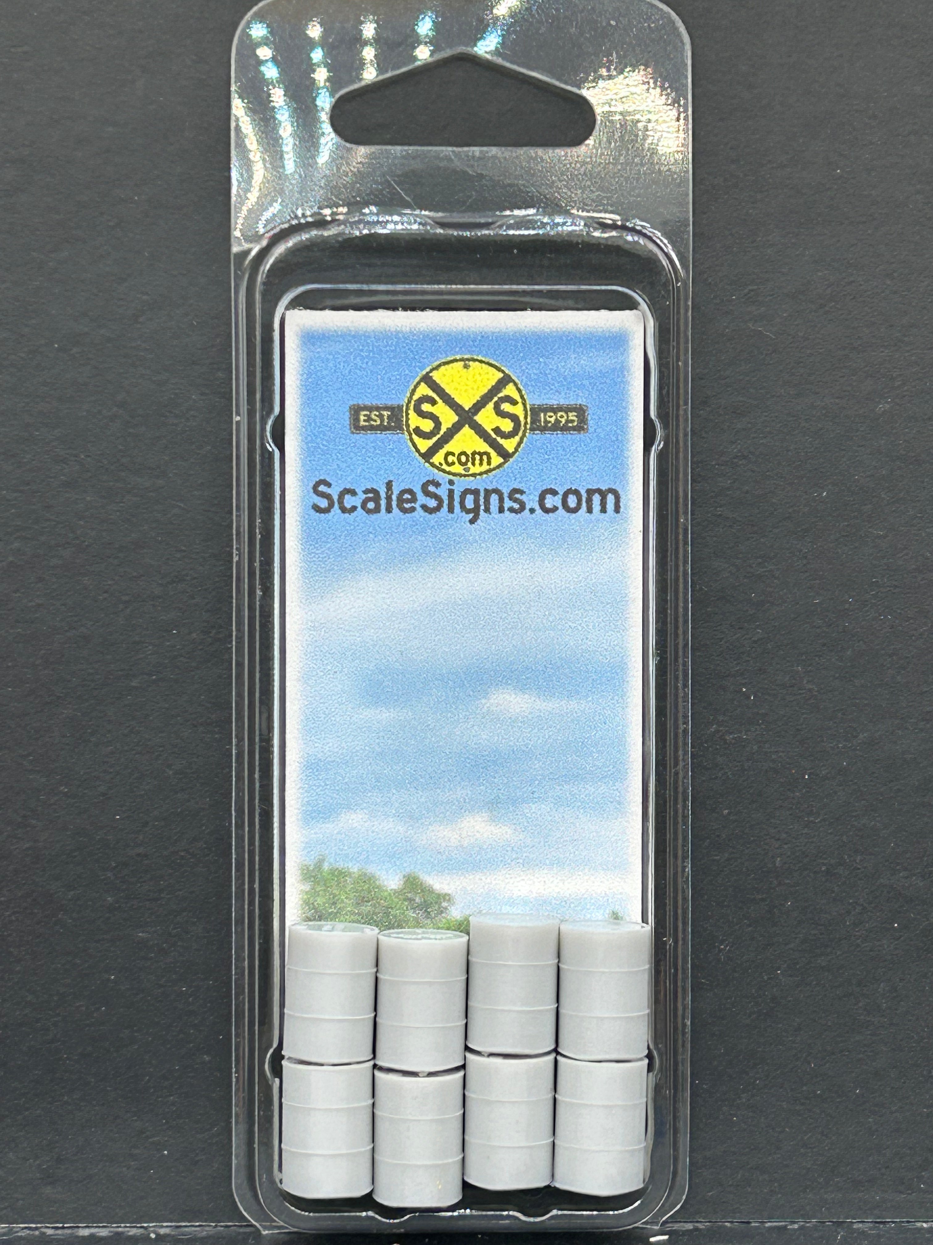 Scale Detailed Model Street and Railroad Signs in 1:87 HO – ScaleSigns.com