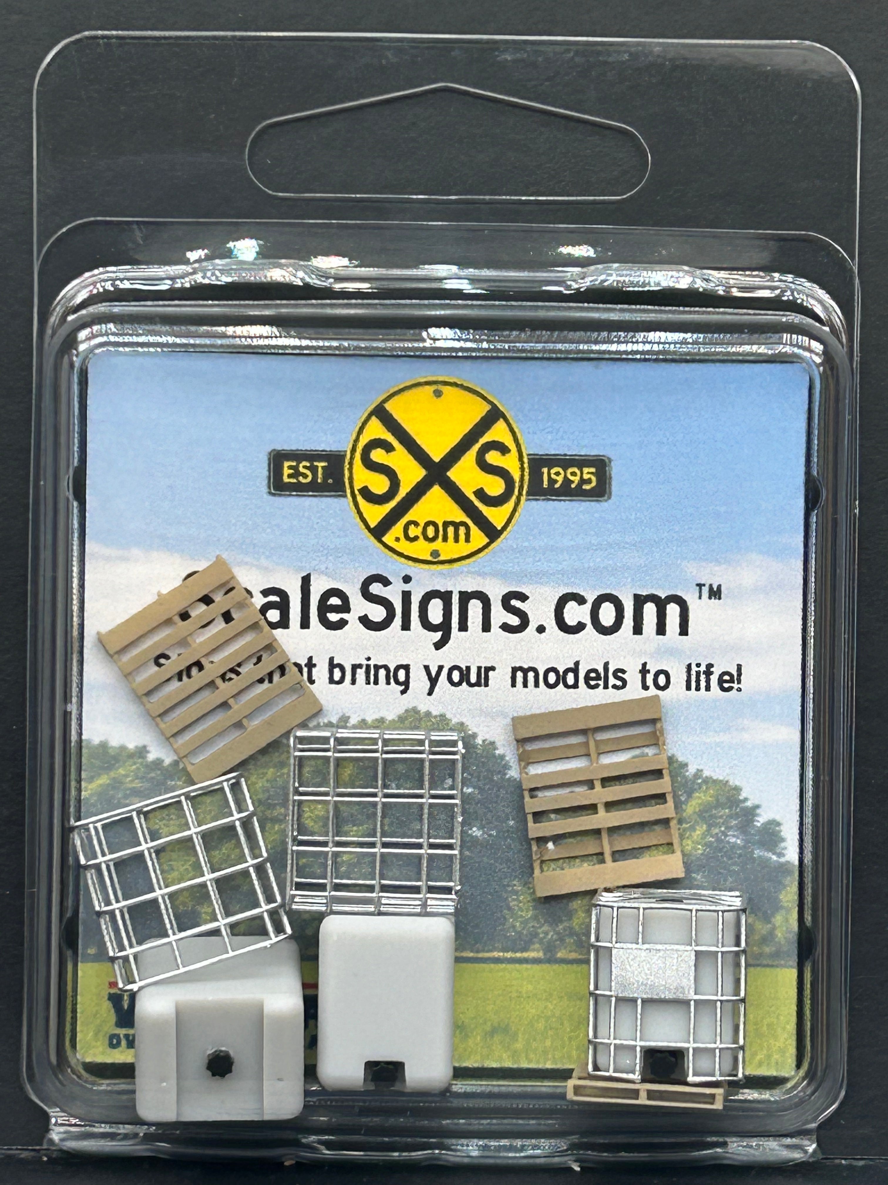 Scale Detailed Model Street and Railroad Signs in 1:87 HO Scale ...
