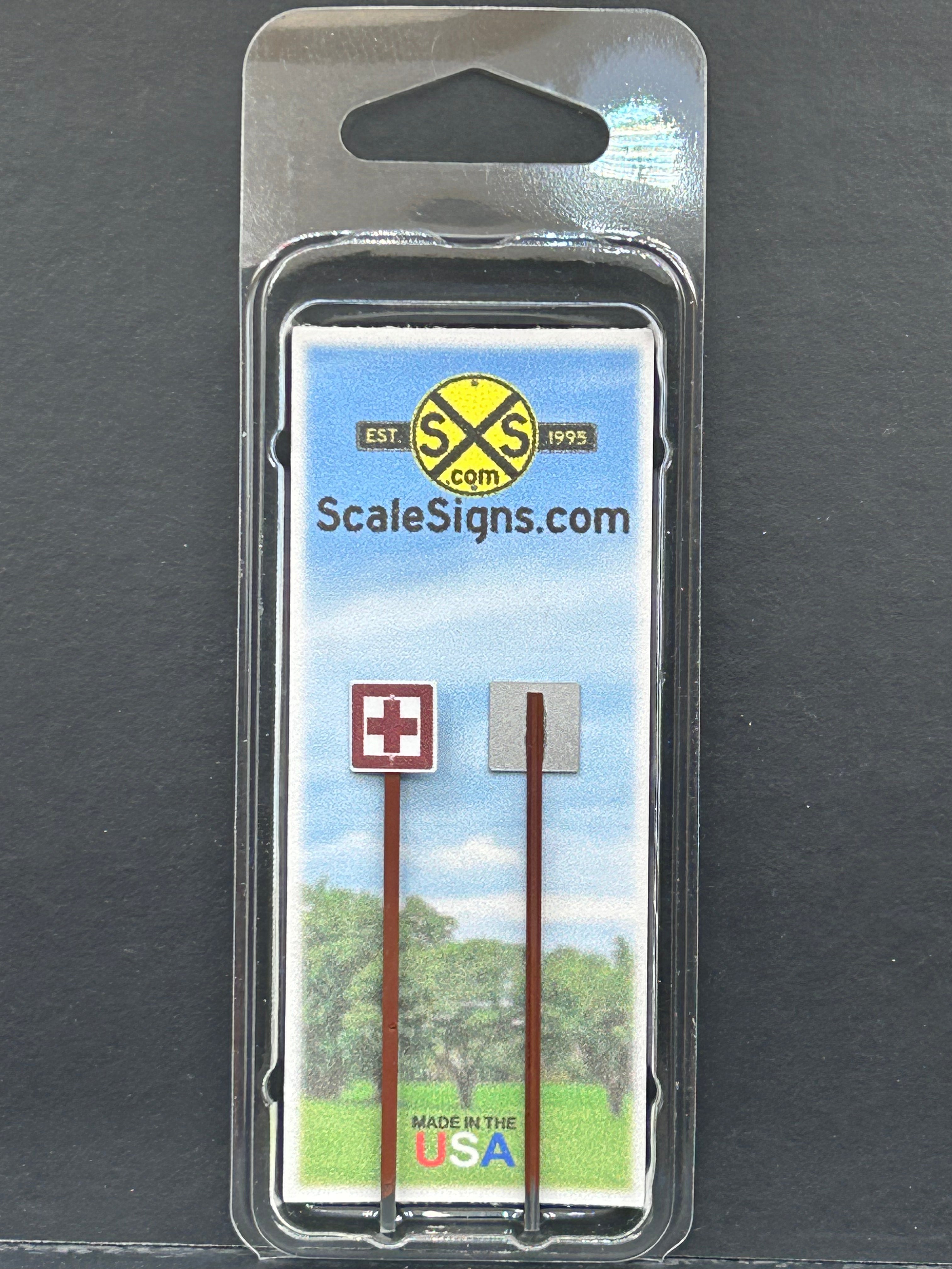 Scale Detailed Model Street and Railroad Signs in 1:87 HO Scale ...