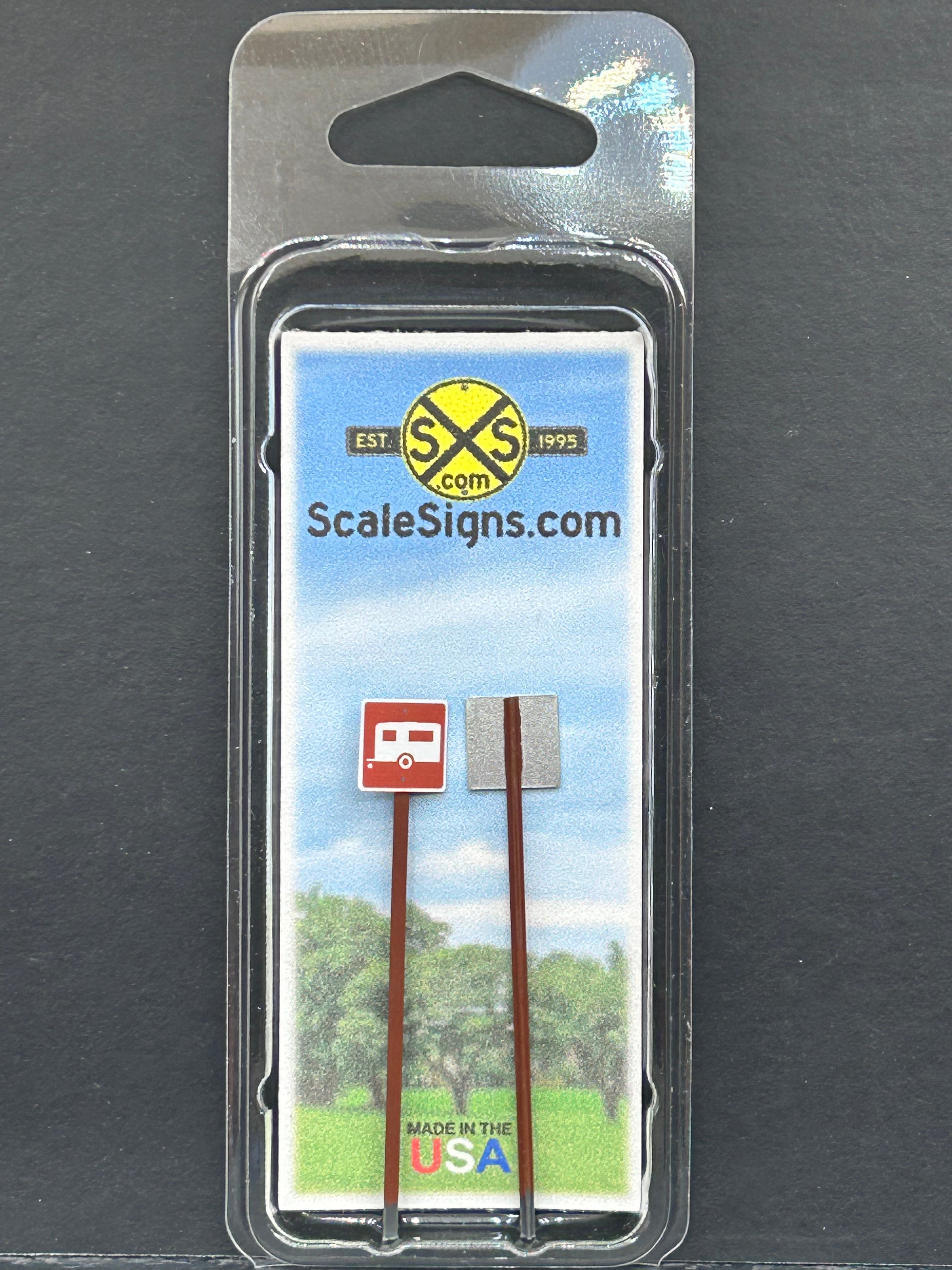 Scale Detailed Model Street and Railroad Signs in 1:87 HO Scale ...