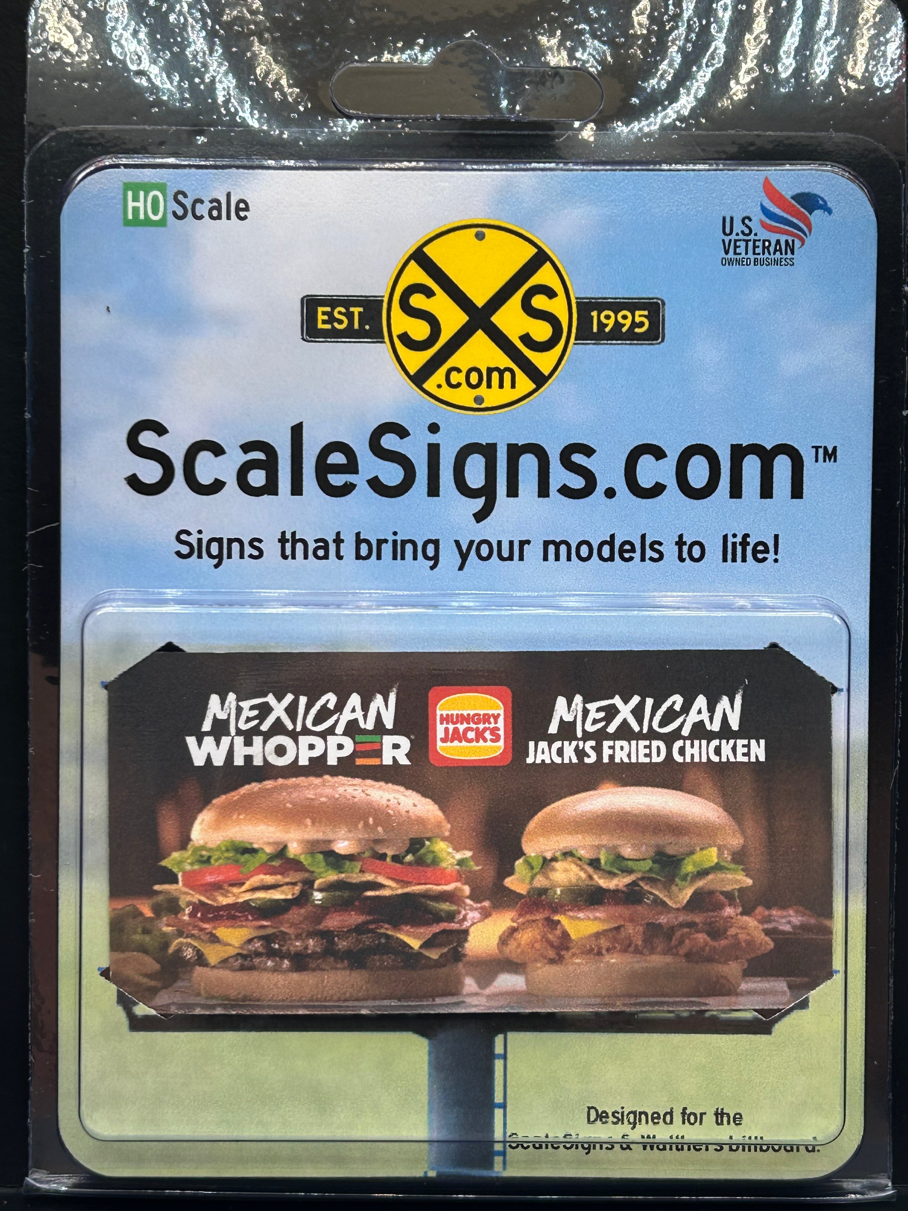 🟢 Hungry Jack's - Mexican Whopper/Chicken – ScaleSigns.com