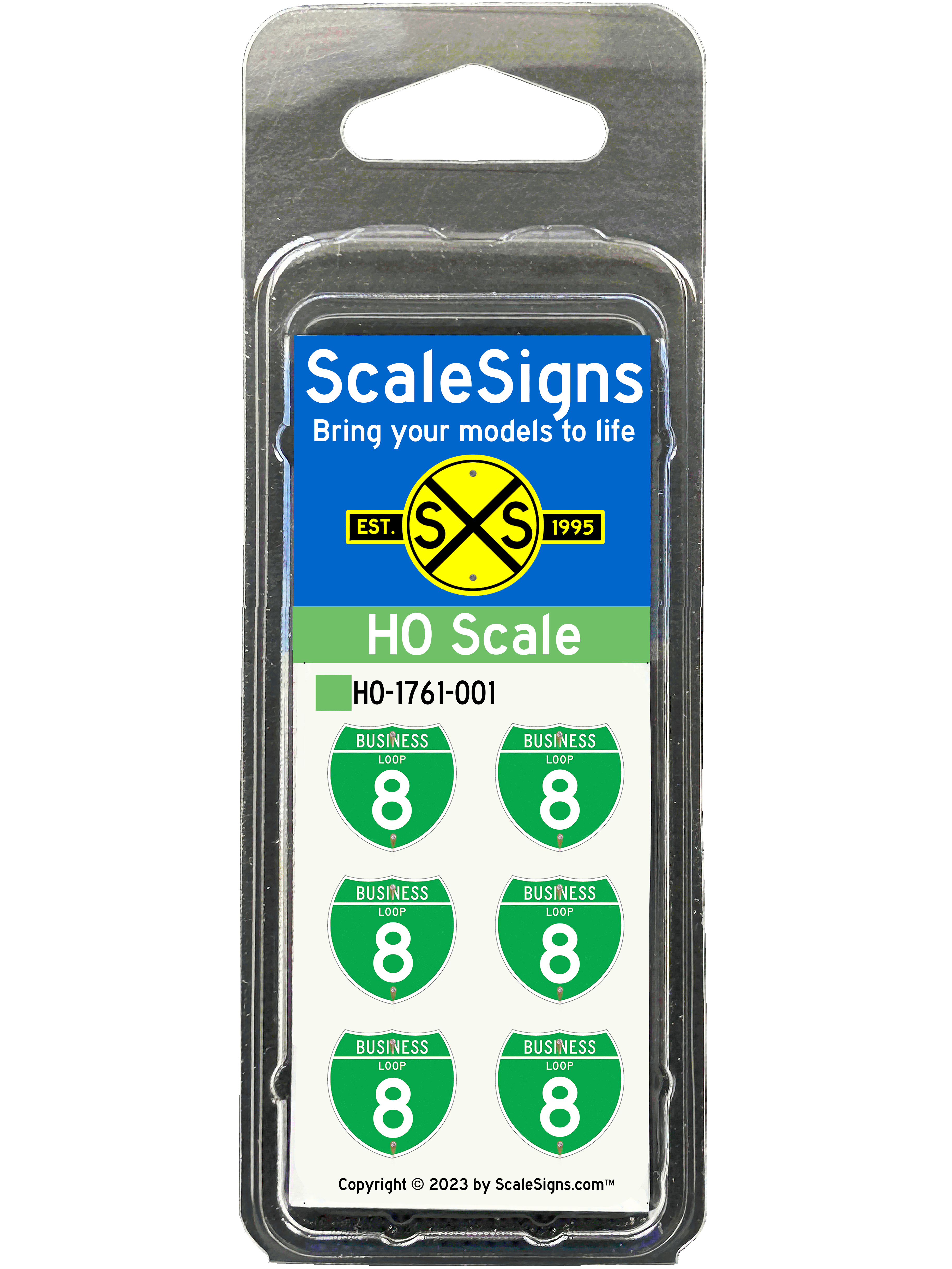 Scale Detailed Model Street and Railroad Signs in 1:87 HO Scale ...