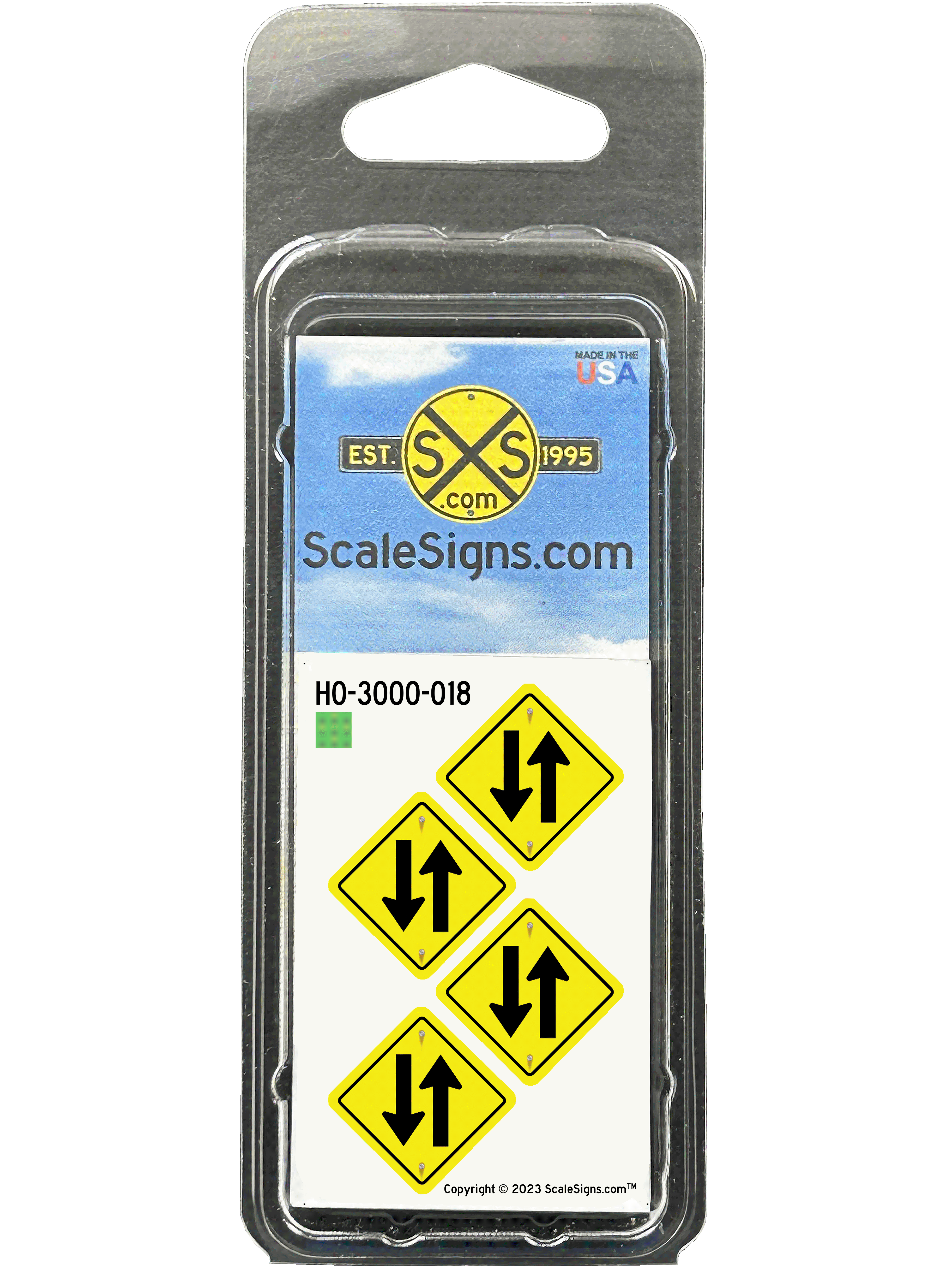 1:87 HO Scale model signs. – ScaleSigns.com