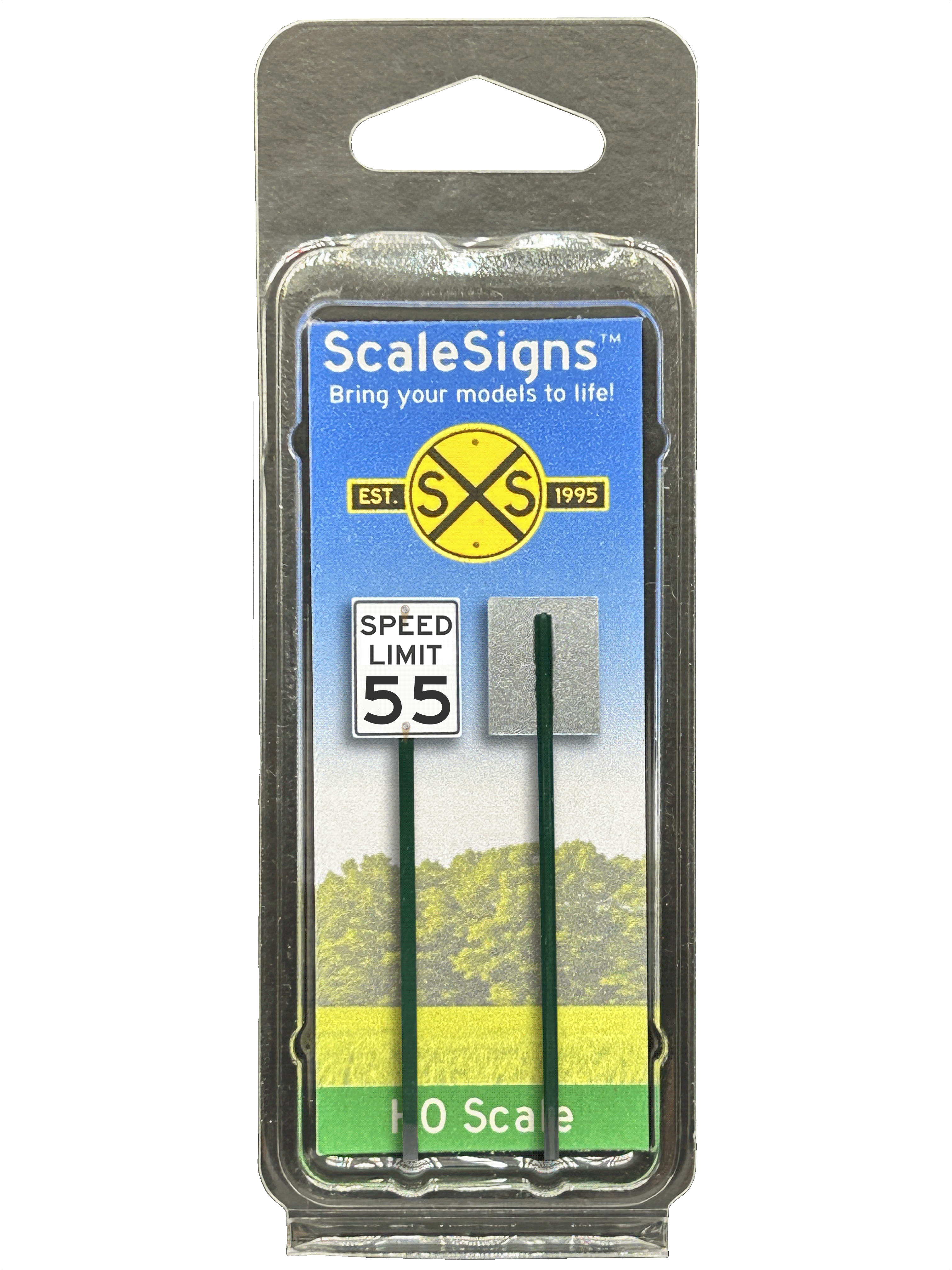 Scale Detailed Model Street and Railroad Signs in 1:87 HO Scale ...