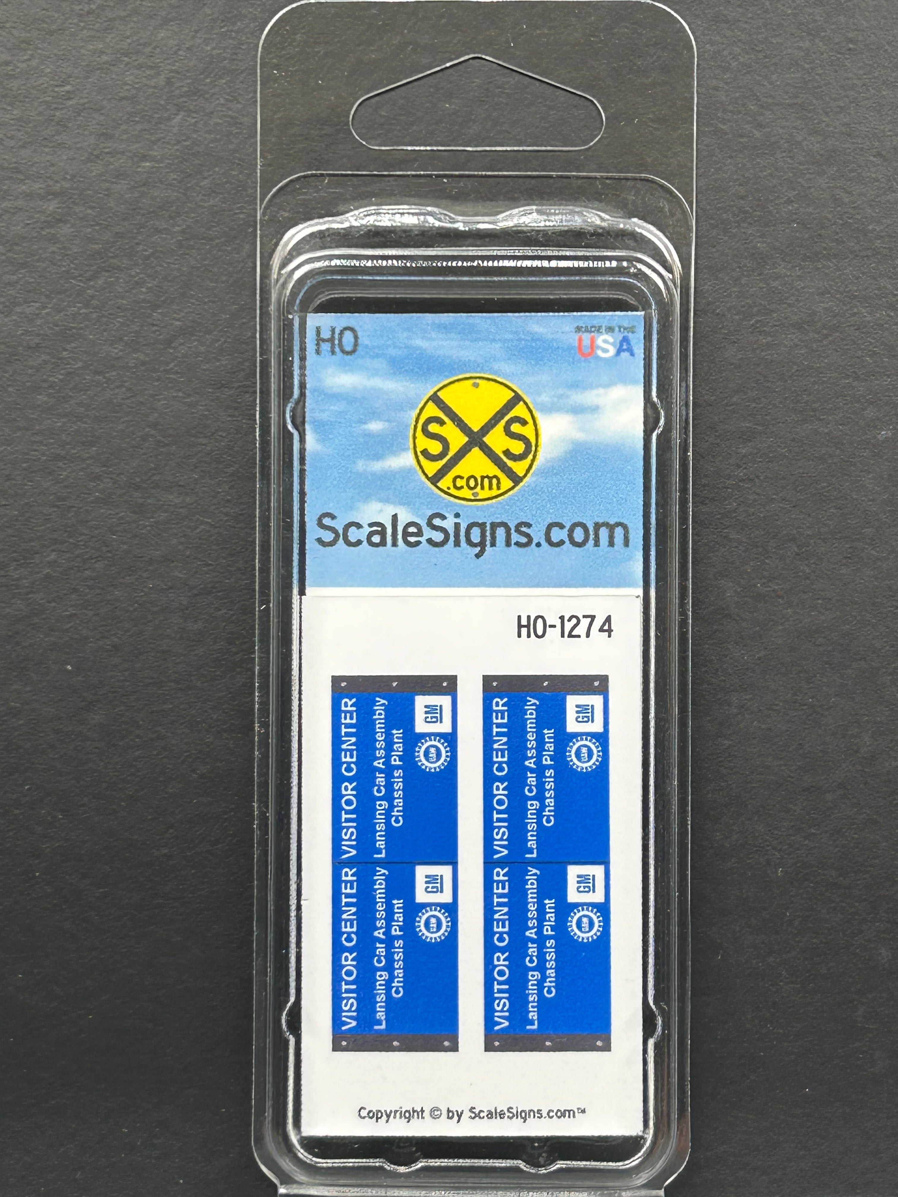 HO-1275 1:87 HO Scale Signs – ScaleSigns.com