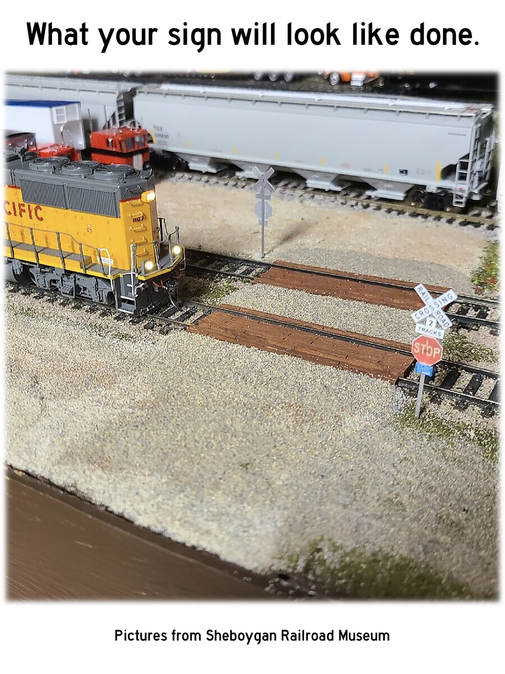 Scale Detailed Model Street and Railroad Signs in 1:87 HO| ScaleSigns.com