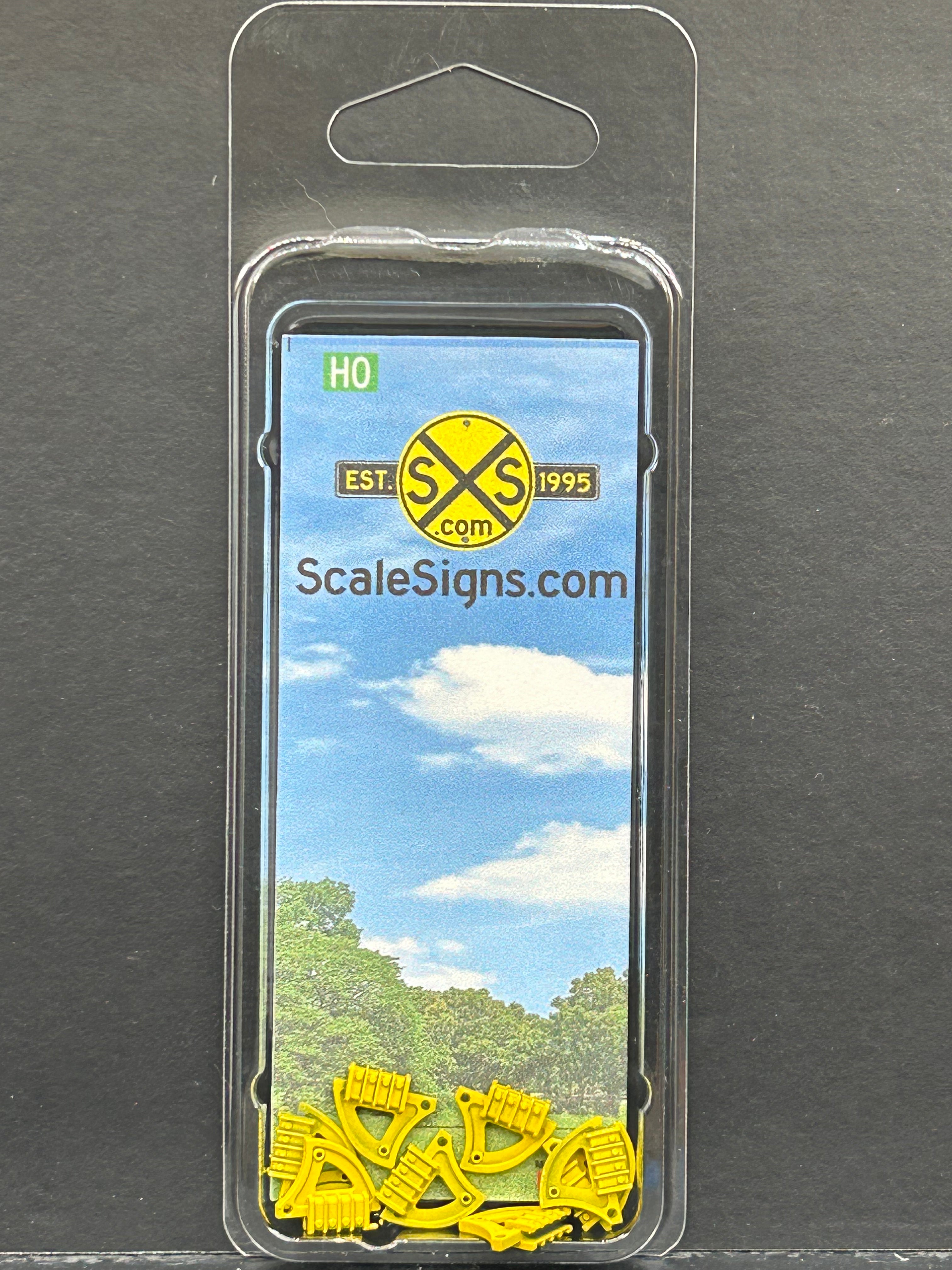 Scale Detailed Model Street and Railroad Signs in 1:87 HO – ScaleSigns.com