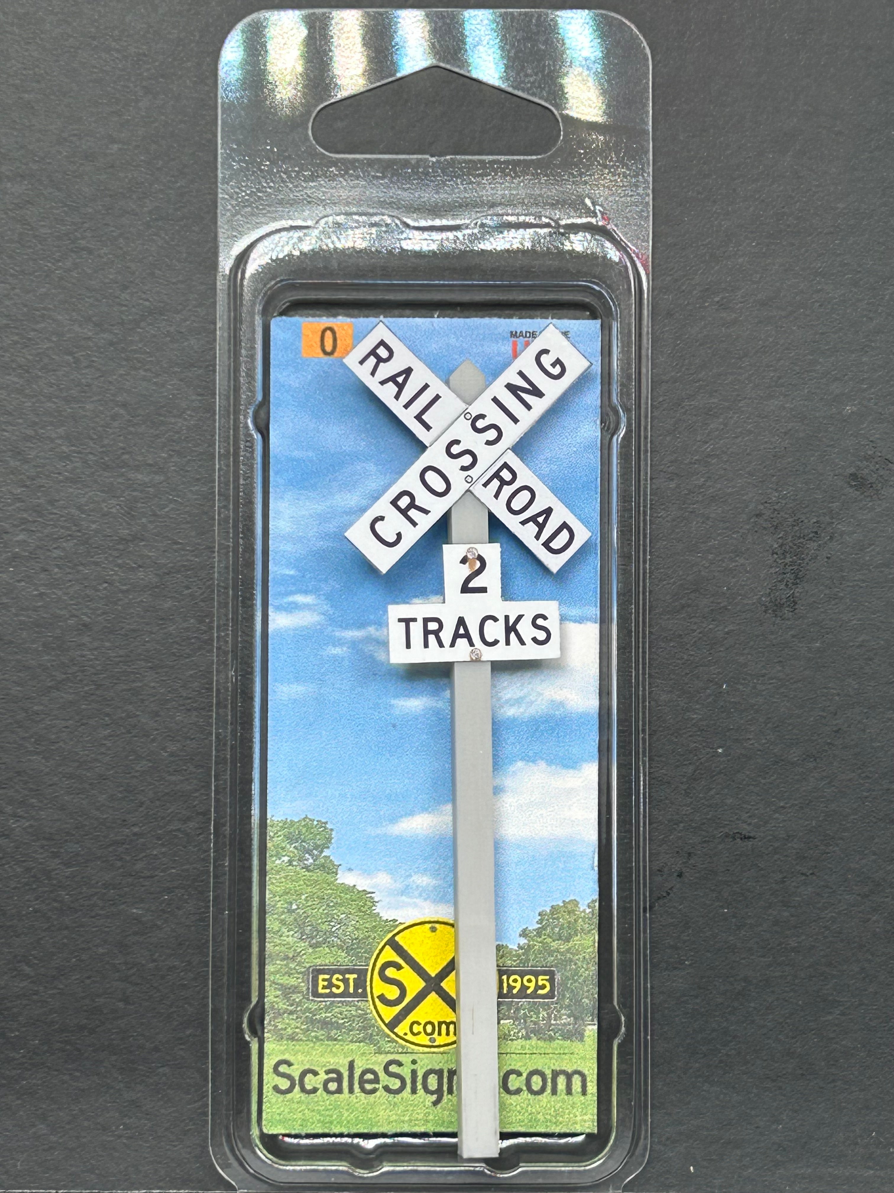 Scale Detailed Model Street and Railroad Signs in 1:48 O Scale ...