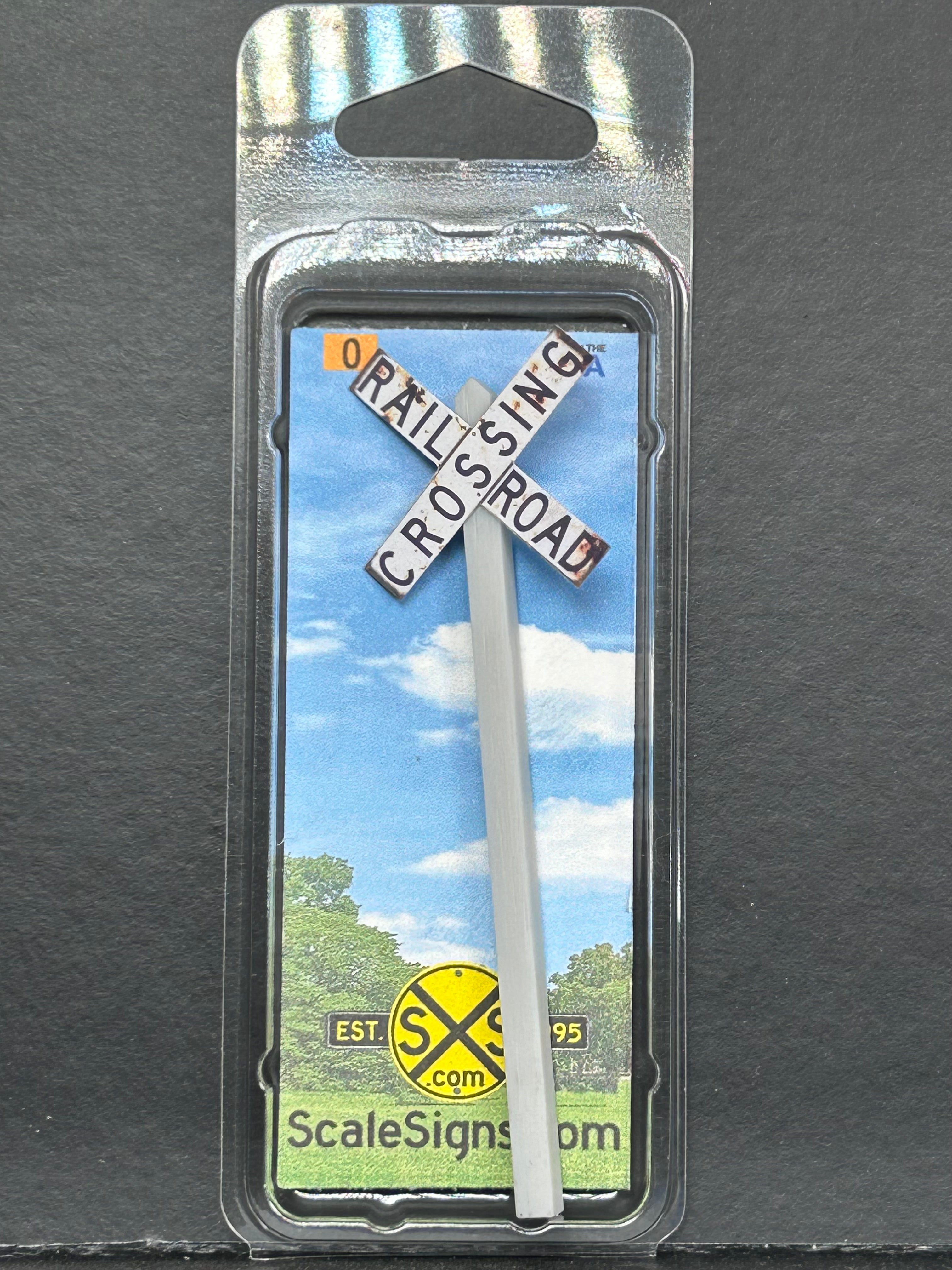 Scale Detailed Model Street and Railroad Signs in 1:48 O Scale ...