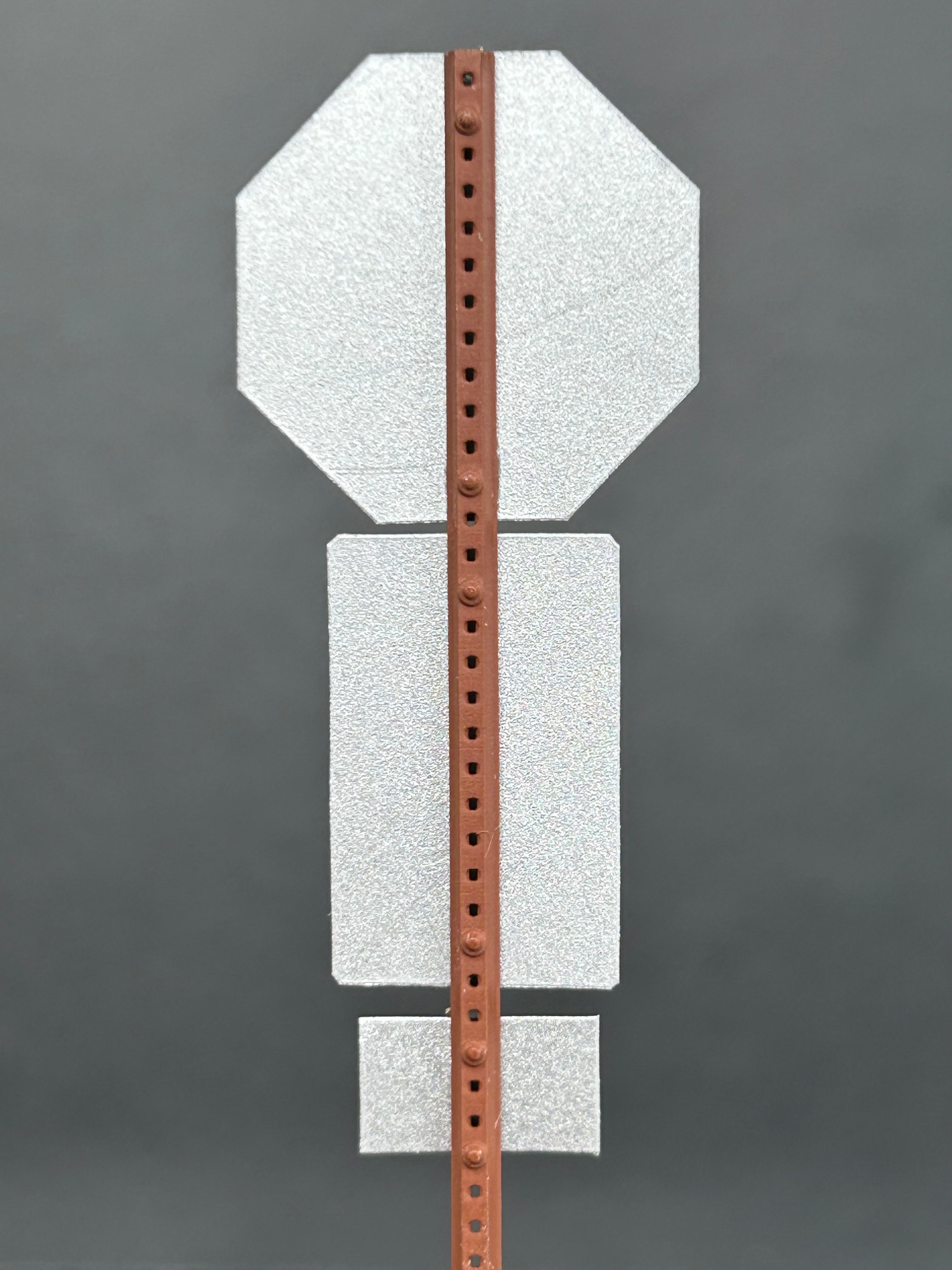 Scale Detailed Model Street and Railroad Signs in 1:48 O Scale ...