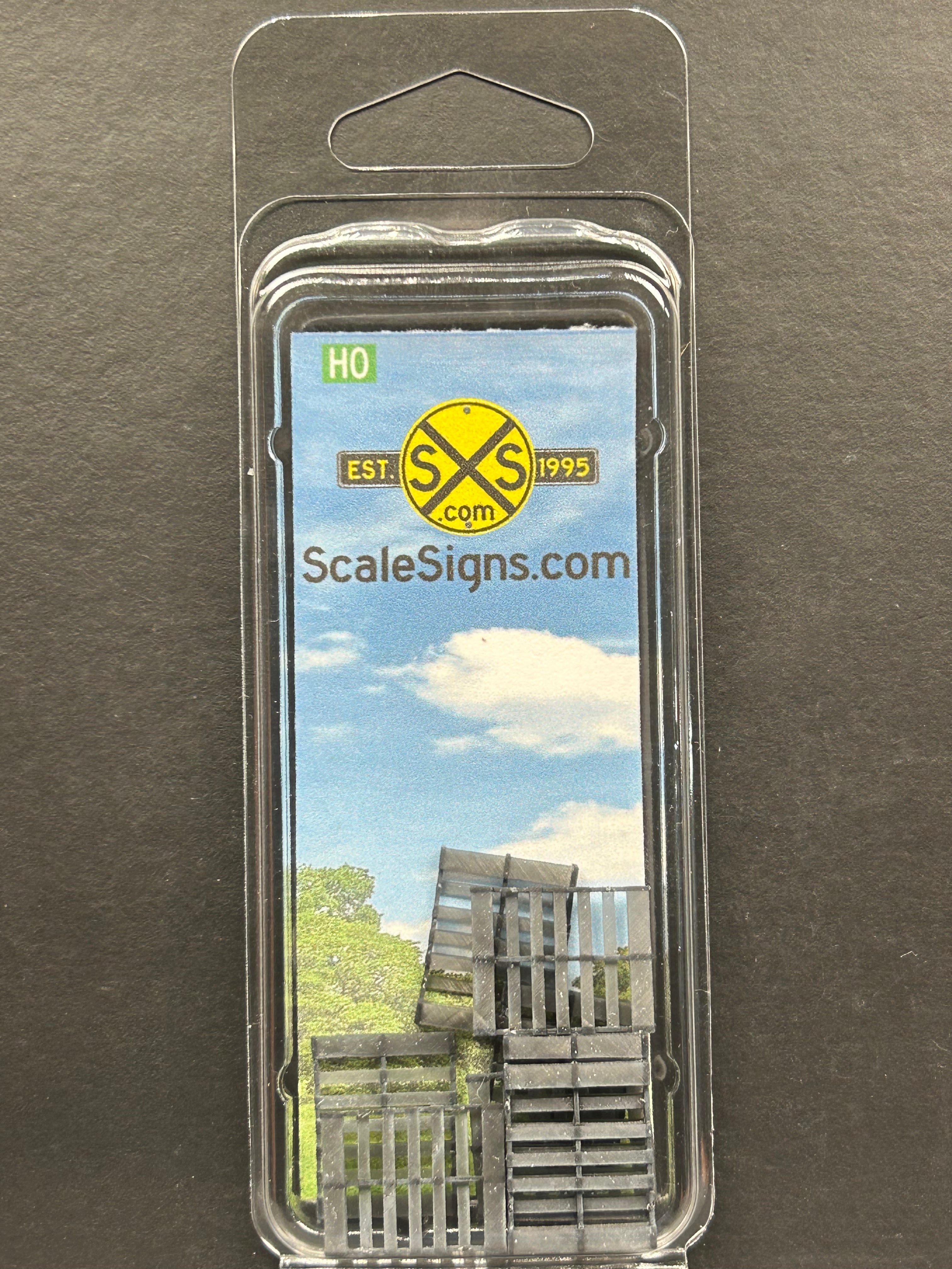 Scale Detailed Model Street and Railroad Signs in 1:87 HO – ScaleSigns.com