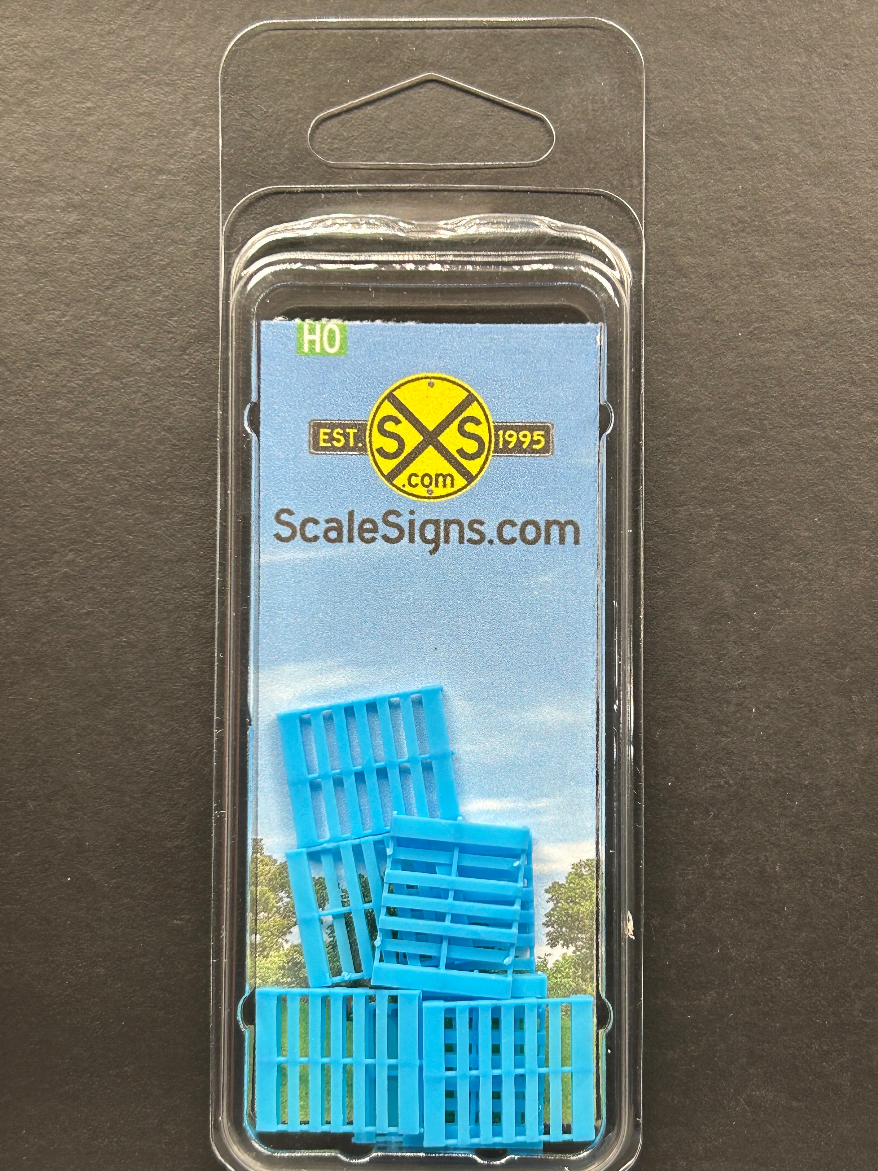 Scale Detailed Model Street and Railroad Signs in 1:87 HO – ScaleSigns.com