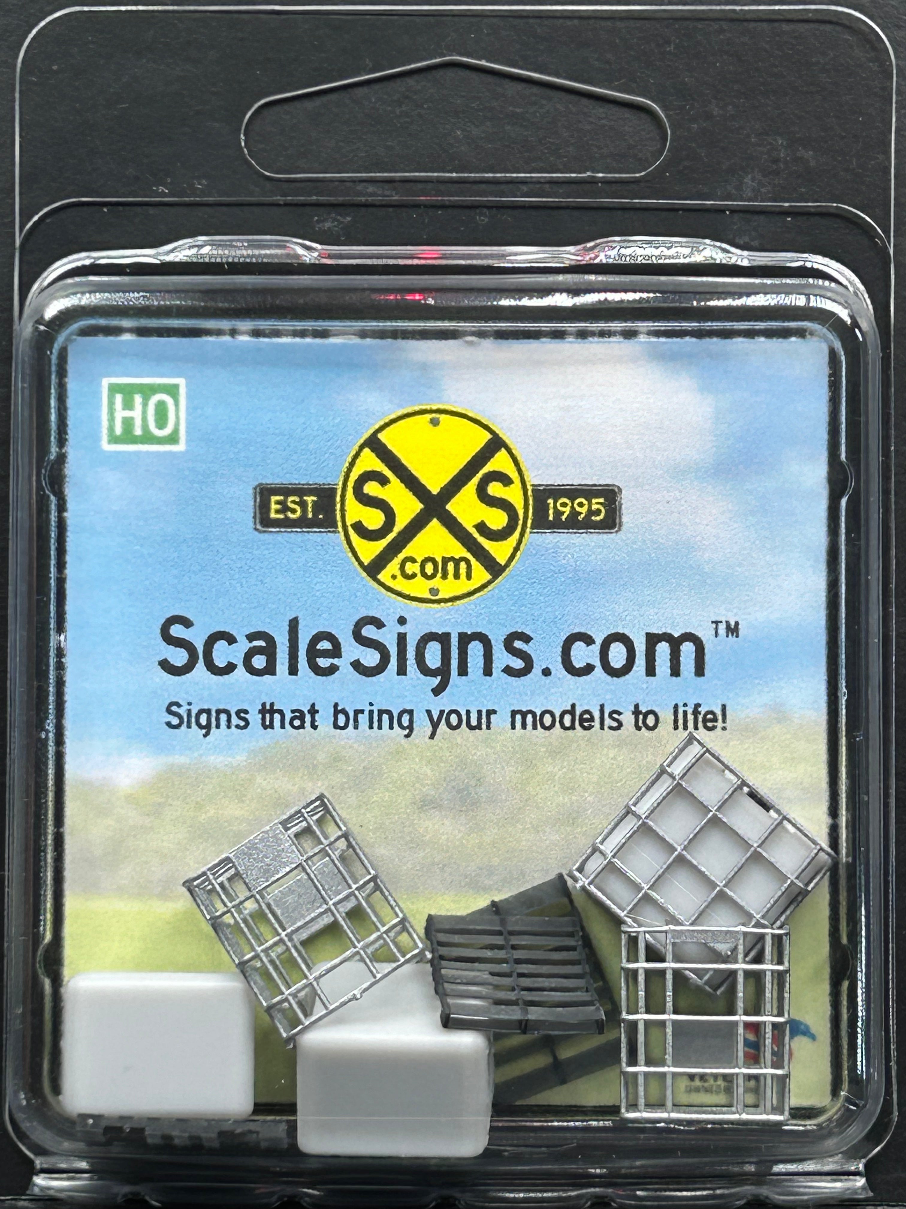 Scale Detailed Model Street and Railroad Signs in 1:87 HO Scale ...