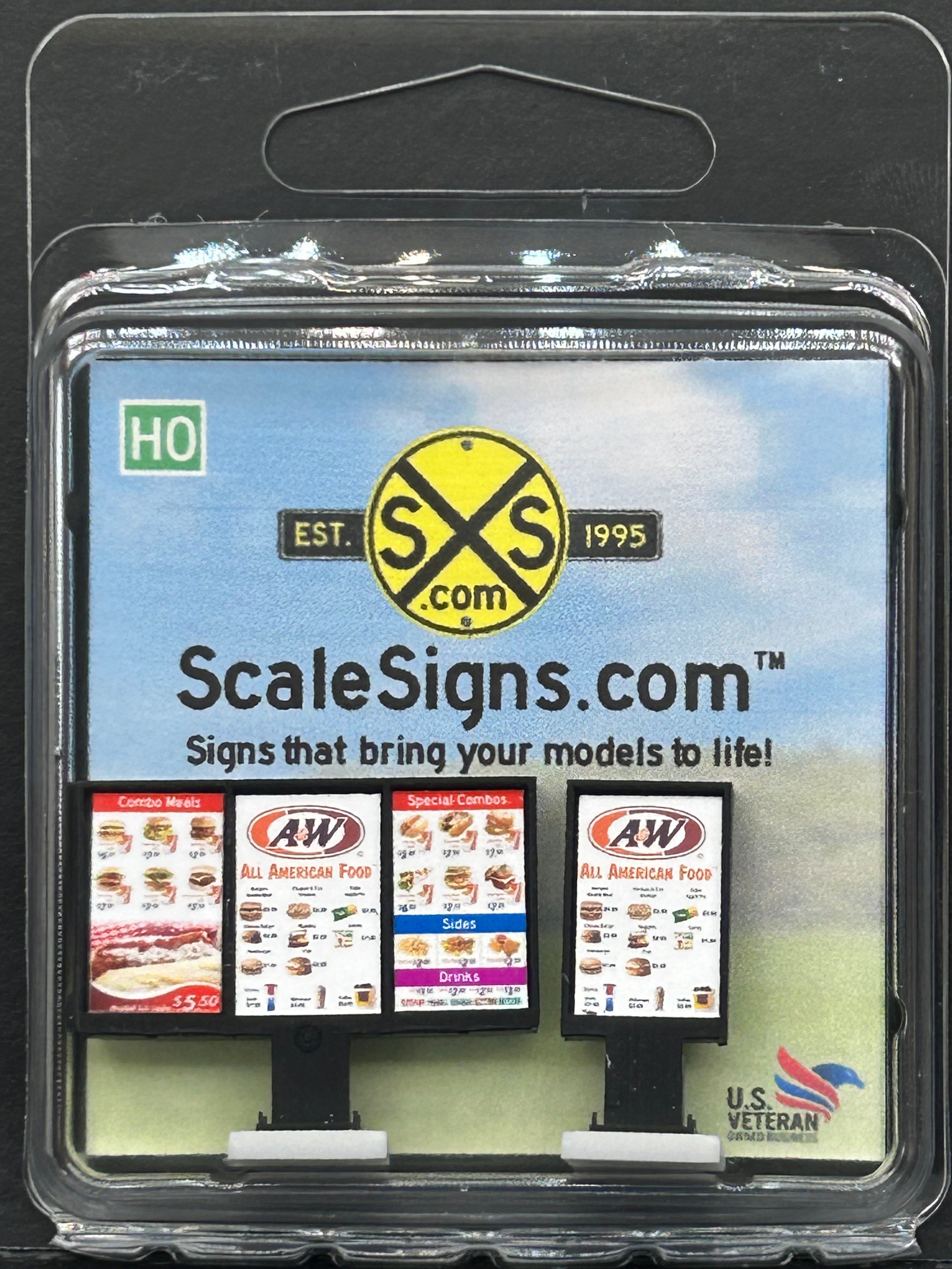 Scale Detailed Model Street and Railroad Signs in 1:87 HO Scale ...