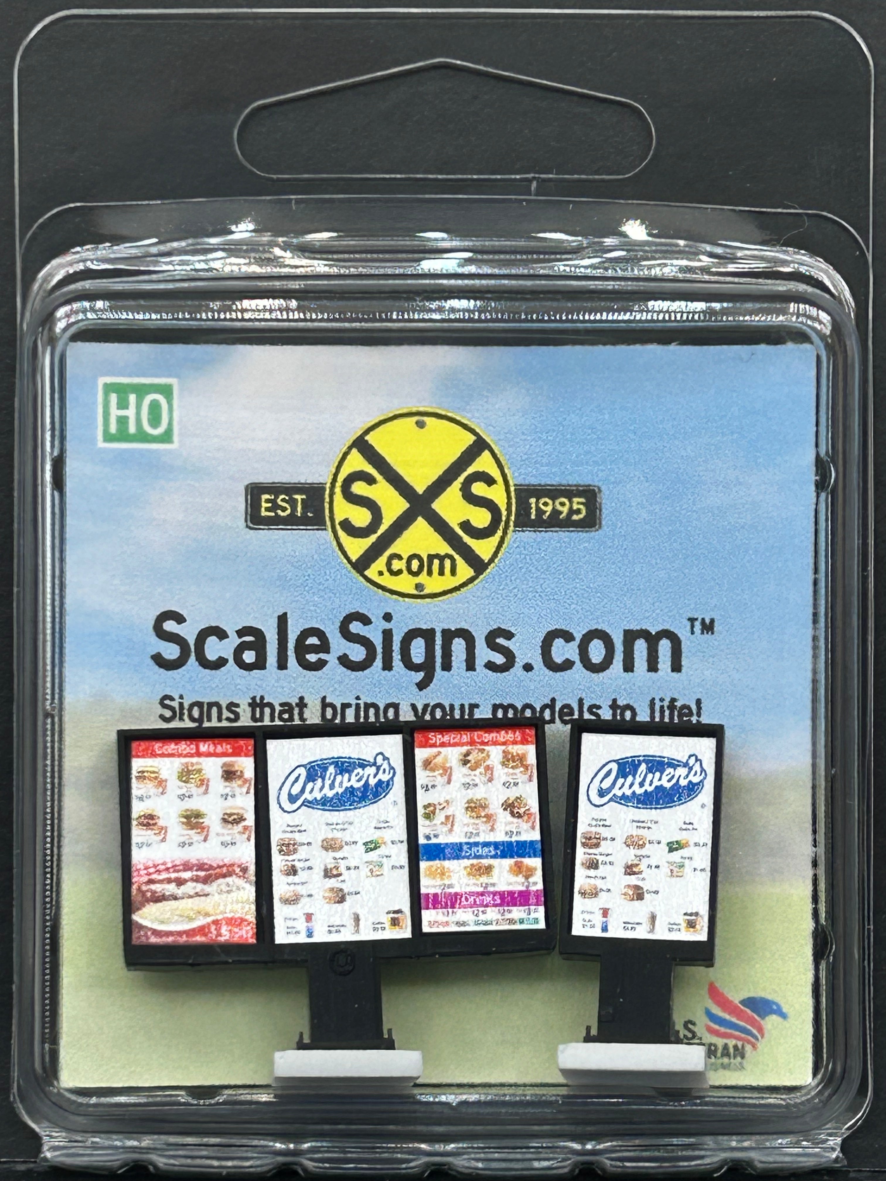 Scale Detailed Model Street and Railroad Signs in 1:87 HO Scale ...