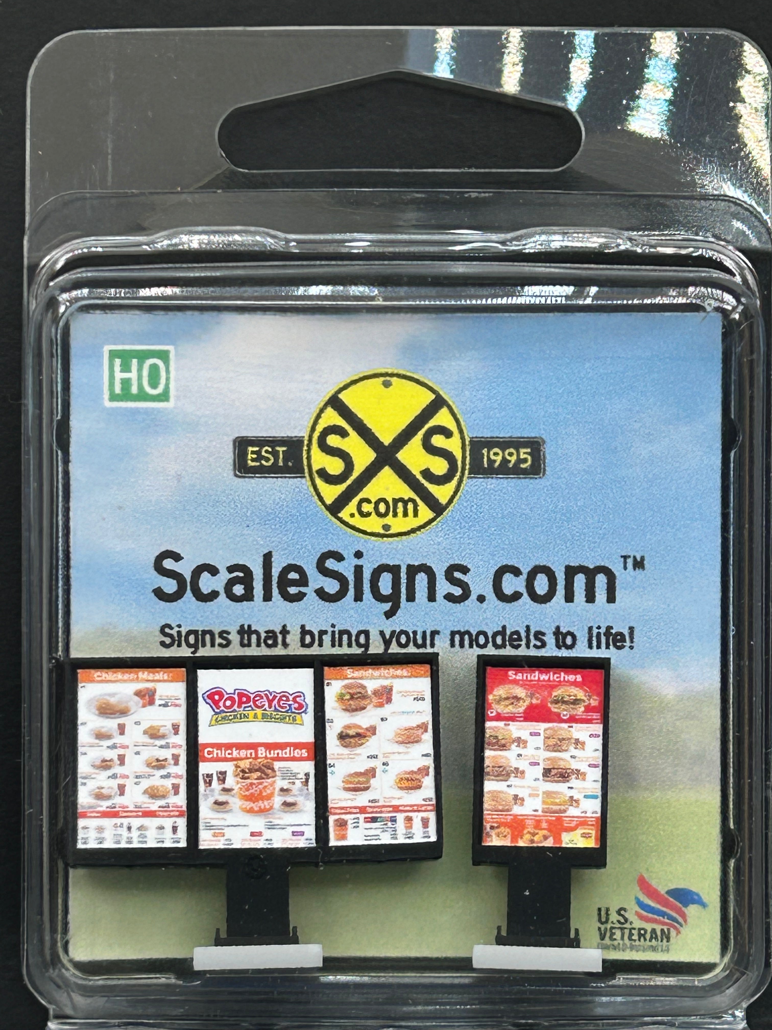 Scale Detailed Model Street and Railroad Signs in 1:87 HO Scale ...