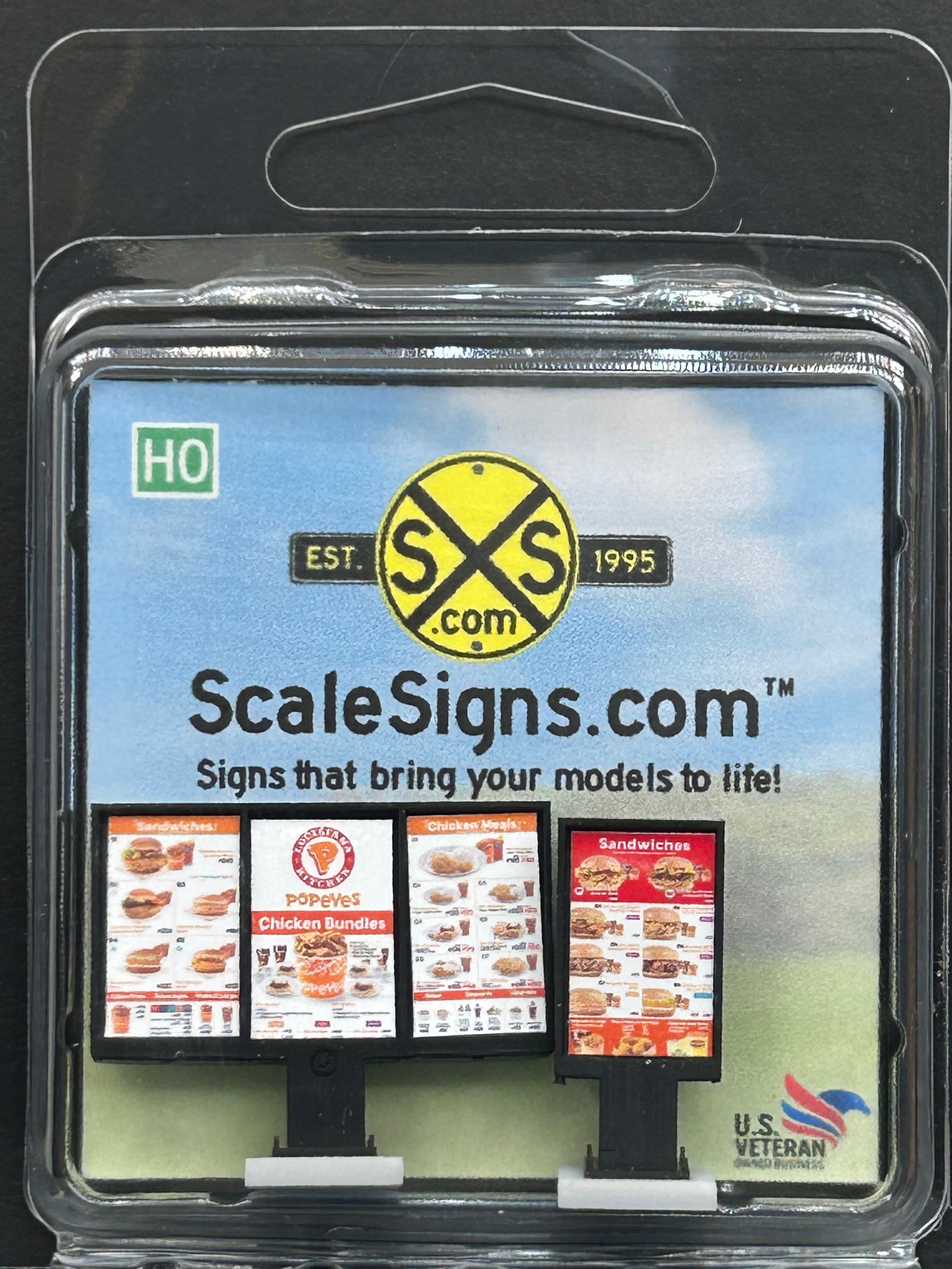 Scale Detailed Model Street and Railroad Signs in 1:87 HO Scale ...