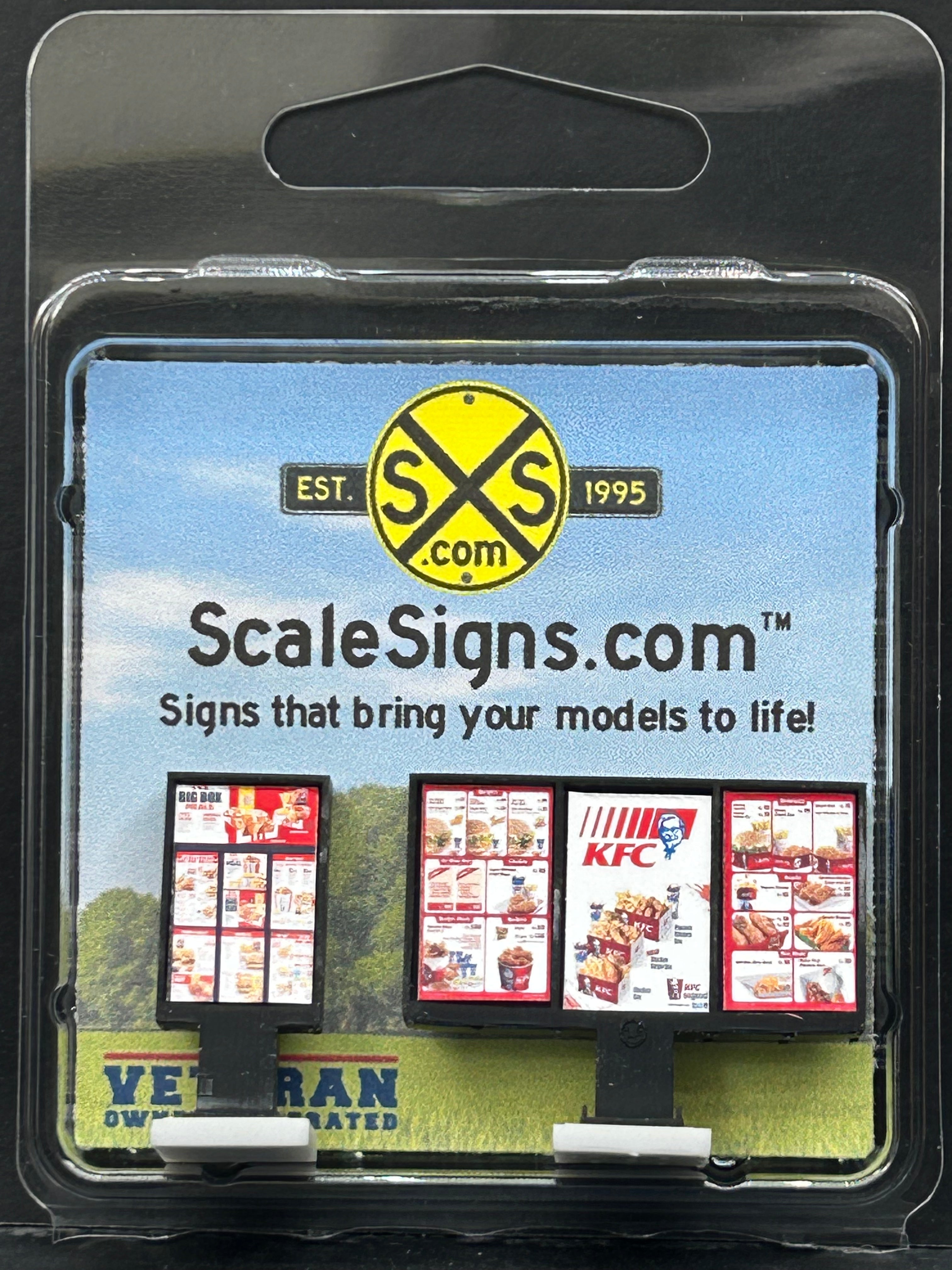 Scale Detailed Model Street and Railroad Signs in 1:87 HO Scale ...
