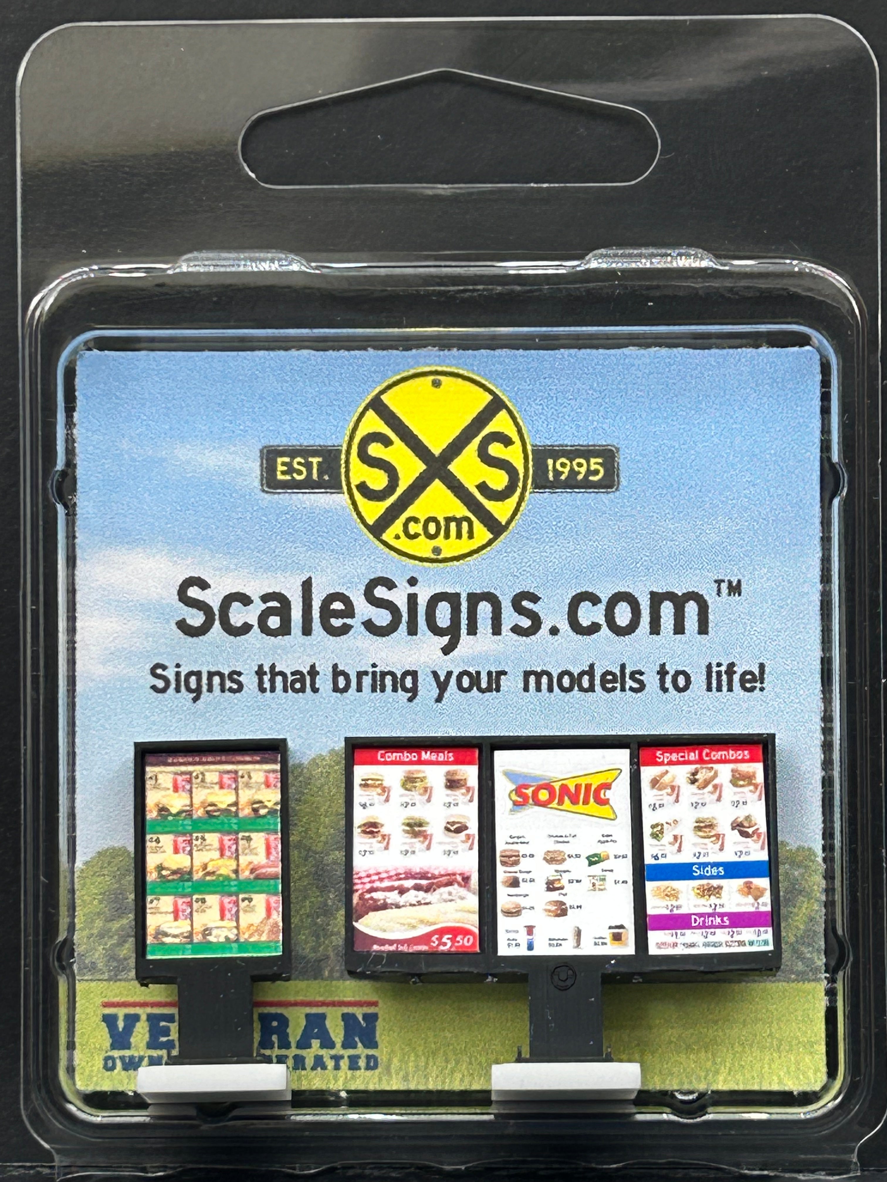 Scale Detailed Model Street and Railroad Signs in 1:87 HO Scale ...