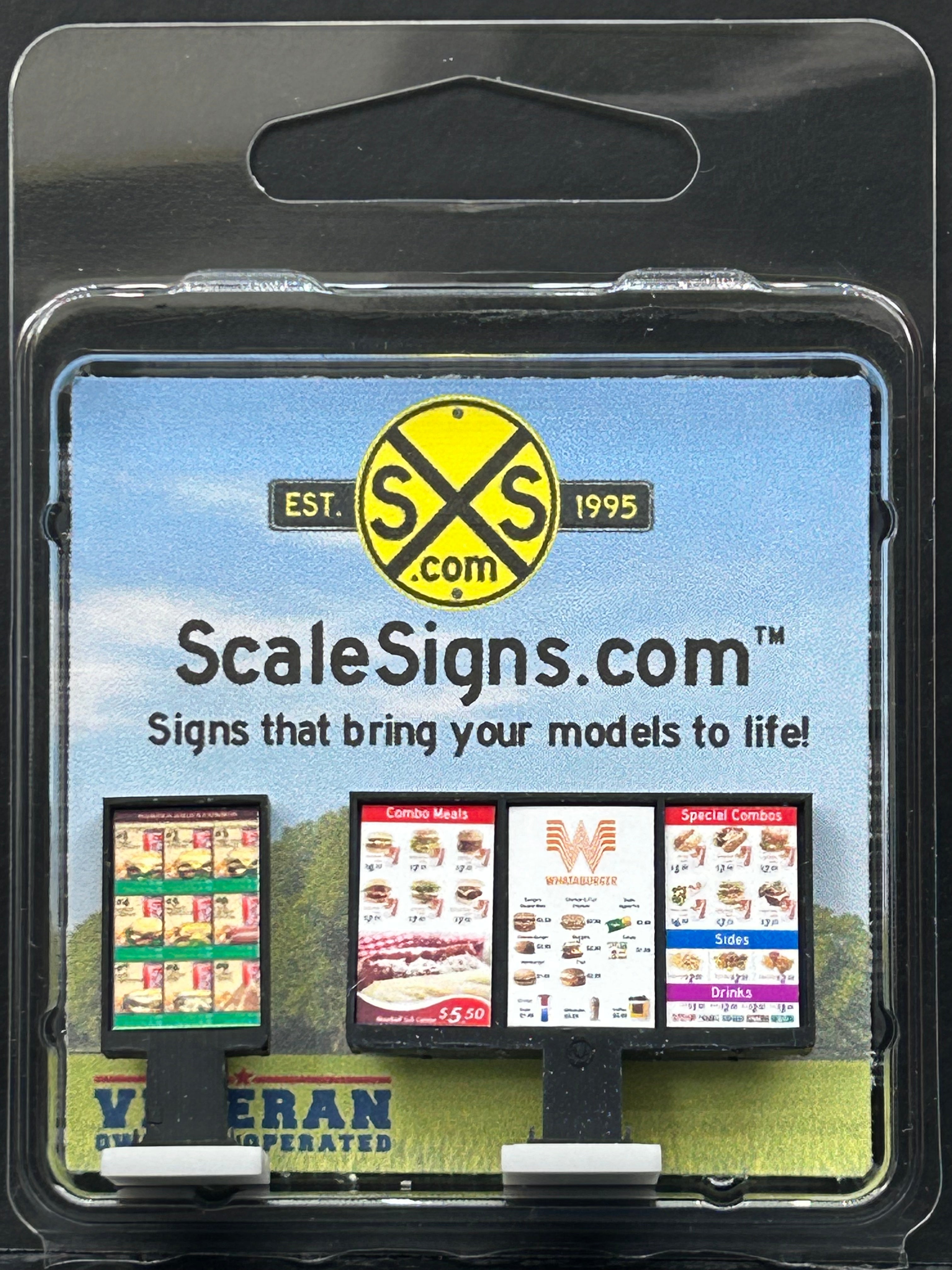 Scale Detailed Model Street and Railroad Signs in 1:87 HO Scale ...