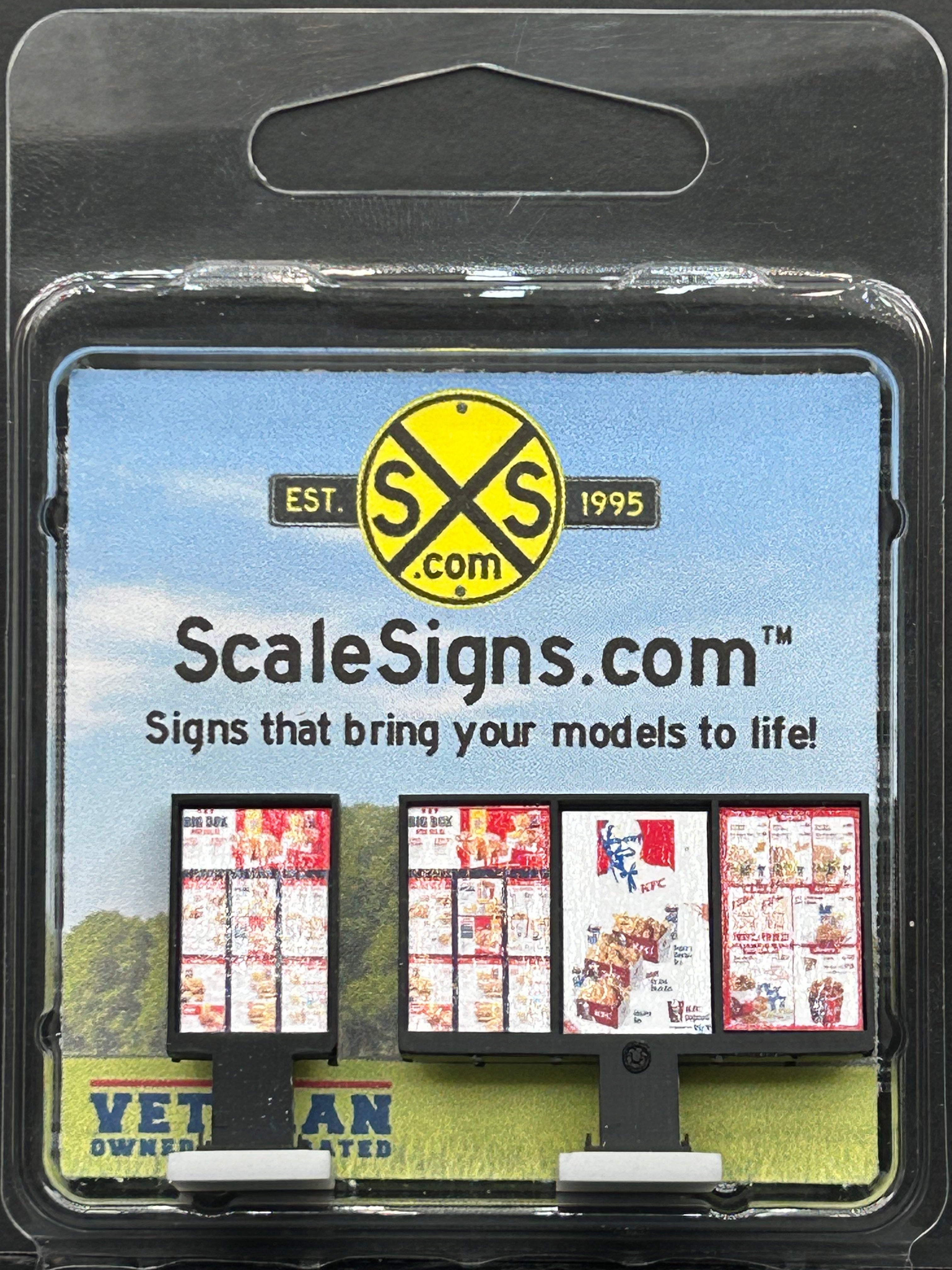 Scale Detailed Model Street and Railroad Signs in 1:87 HO Scale ...