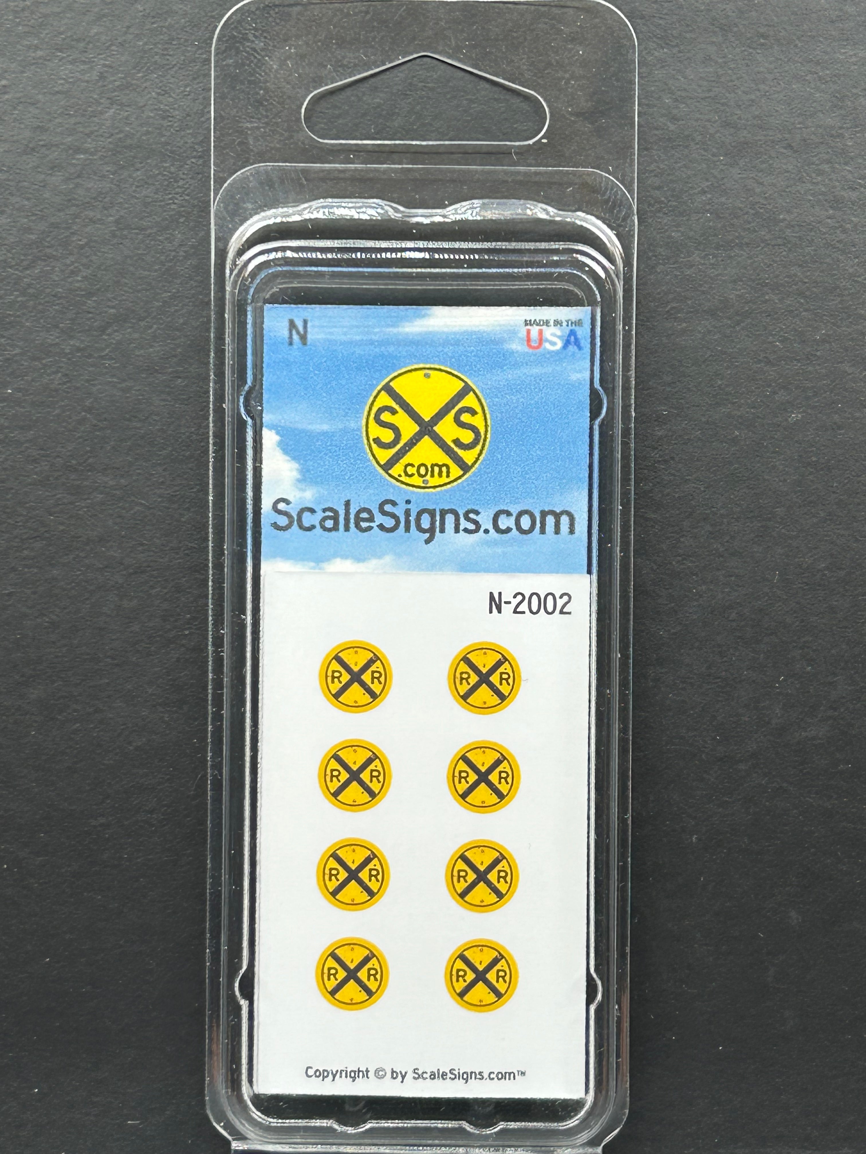 Scale Detailed Model Street and Railroad Signs in 1:160 N Scale ...